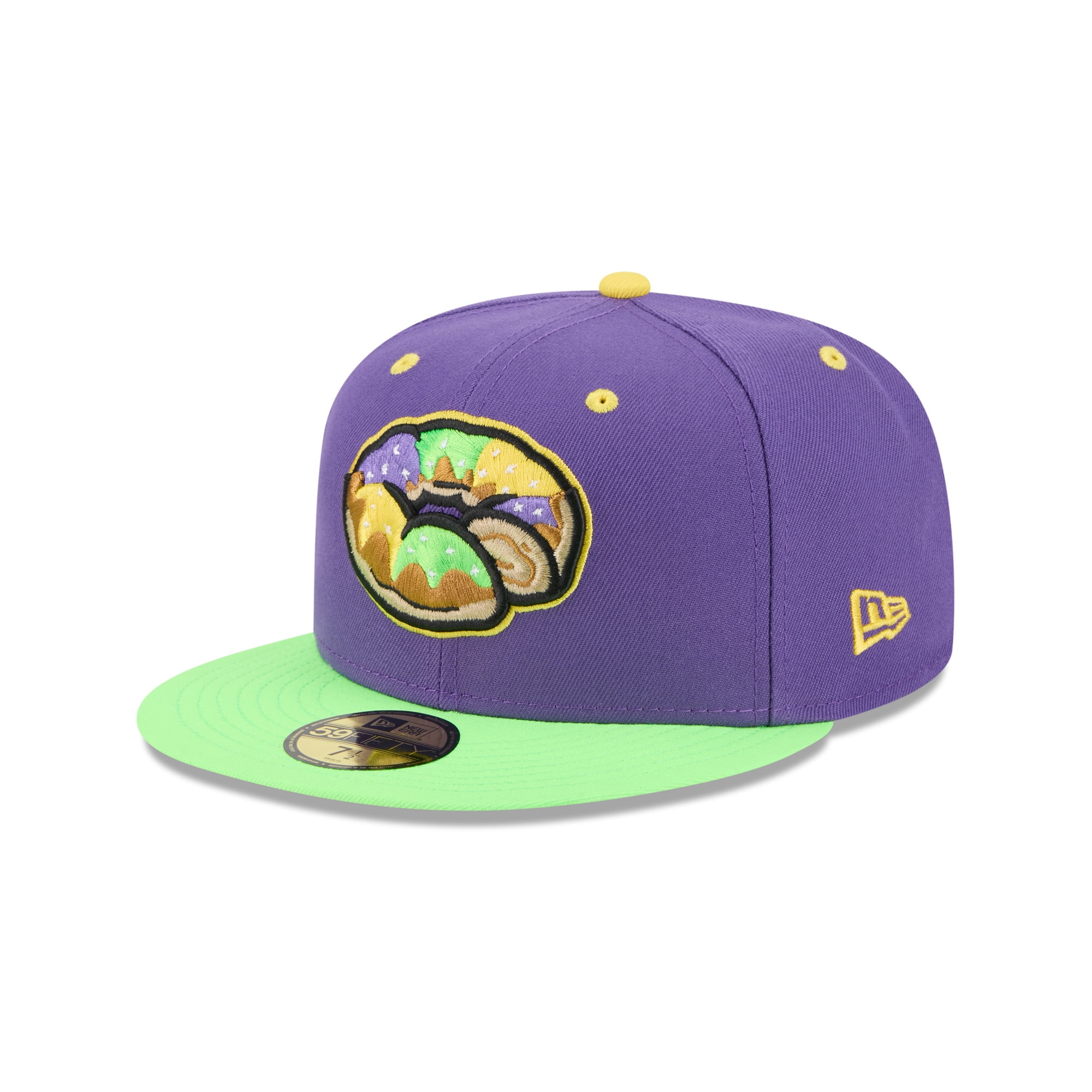 Men's-New Era Purple Biloxi Shuckers Theme Nights 59FIFTY Fitted Hat ...