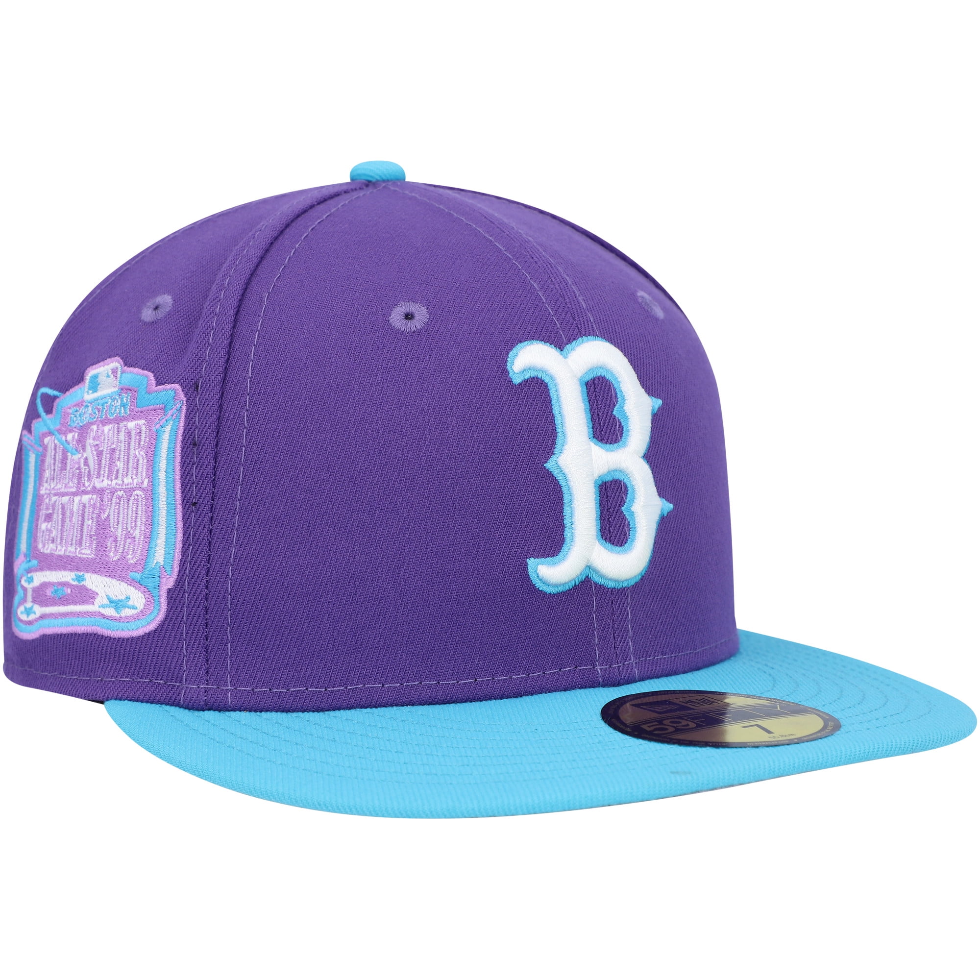 Men's New Era Purple Boston Red Sox Vice 59FIFTY Fitted Hat - Walmart.com