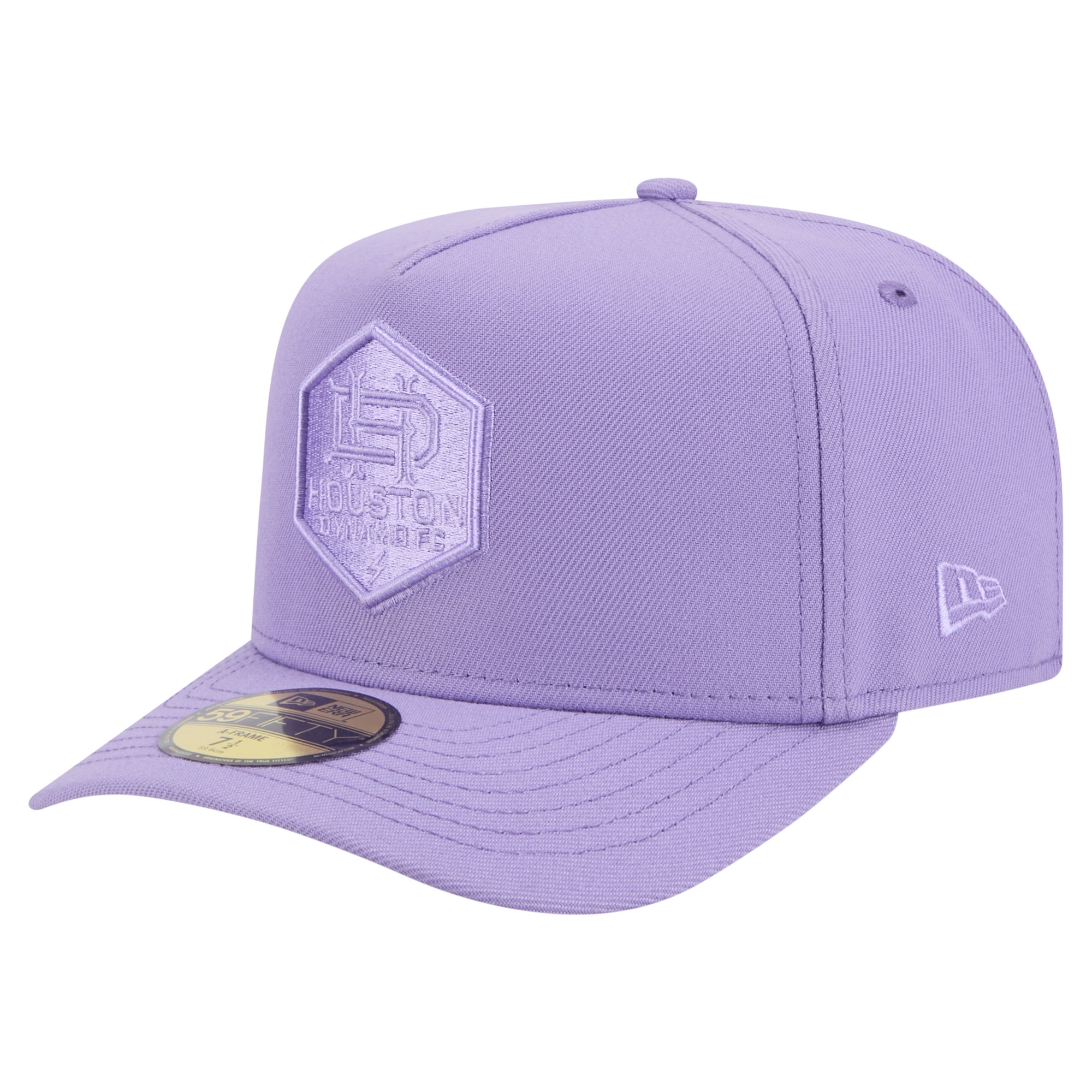 Men's New Era Purple Houston Dynamo FC Color Pack A-Frame 59FIFTY ...