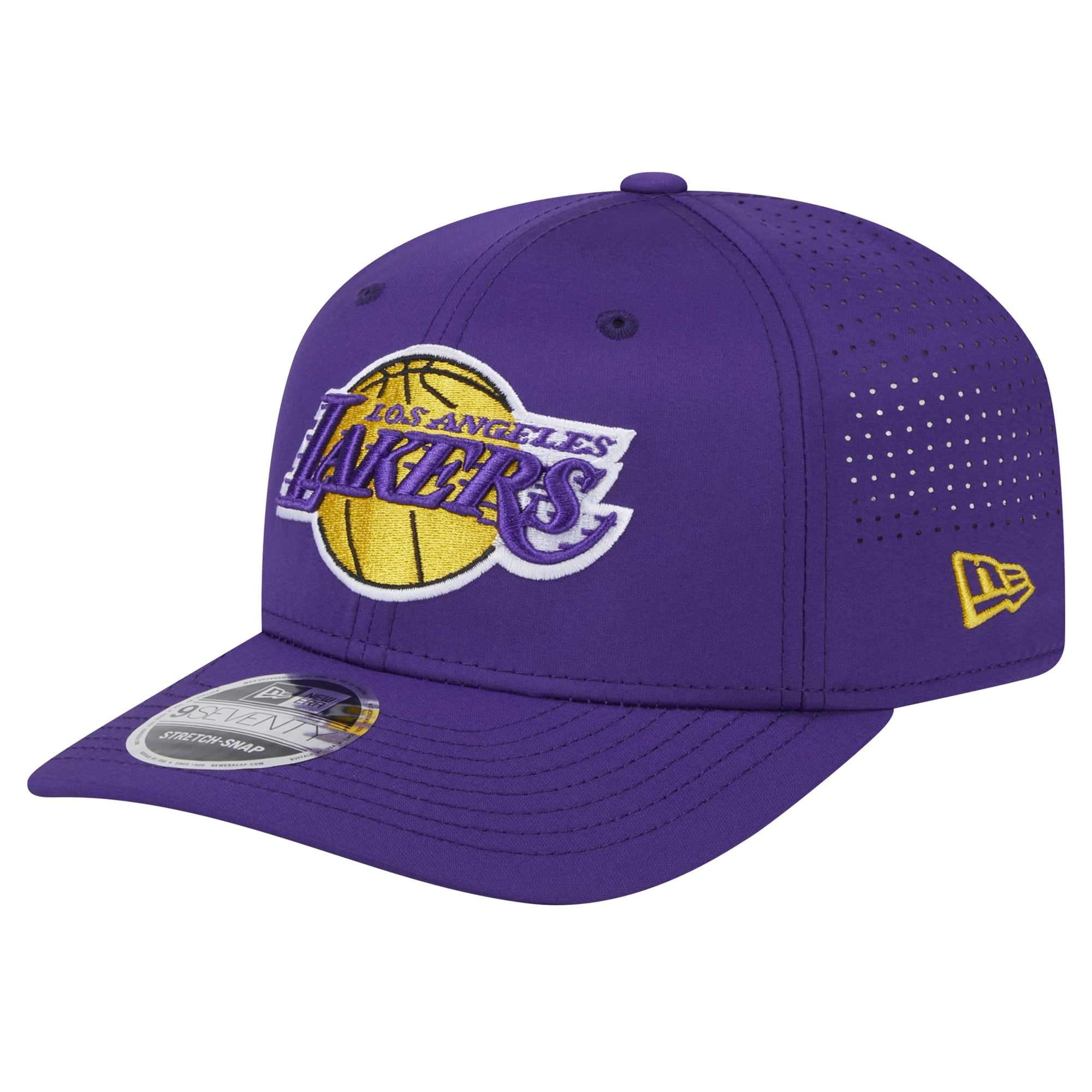 Men's New Era Purple Los Angeles Lakers Adventure Perform COOLERA ...