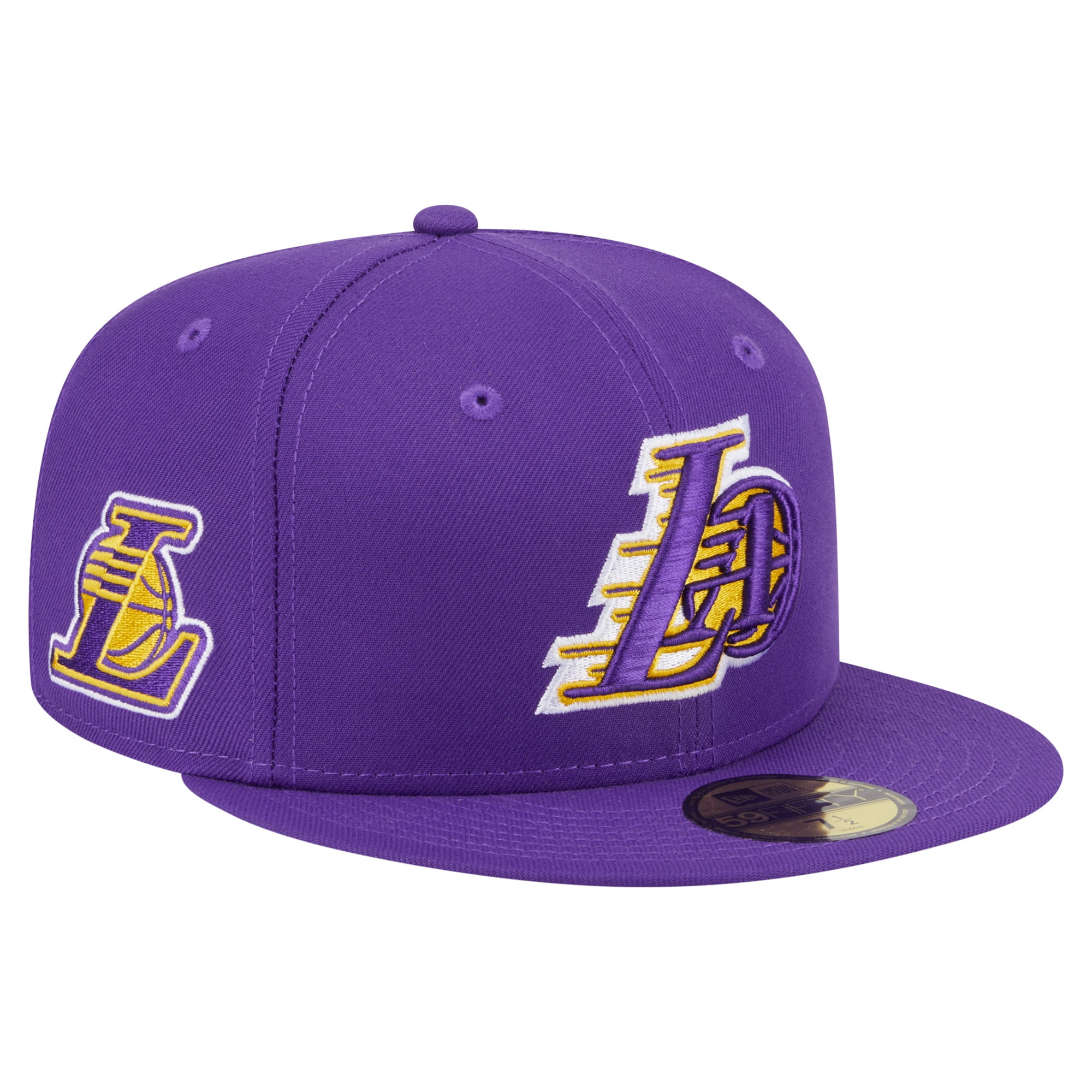 Men's New Era Purple Los Angeles Lakers Deceptor 59FIFTY Fitted Hat ...