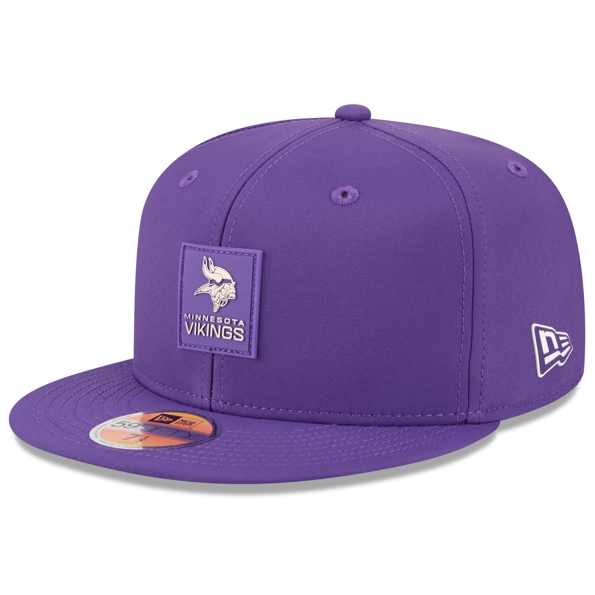Men's New Era Purple Minnesota Vikings 2025 Sideline 59FIFTY Fitted Hat ...