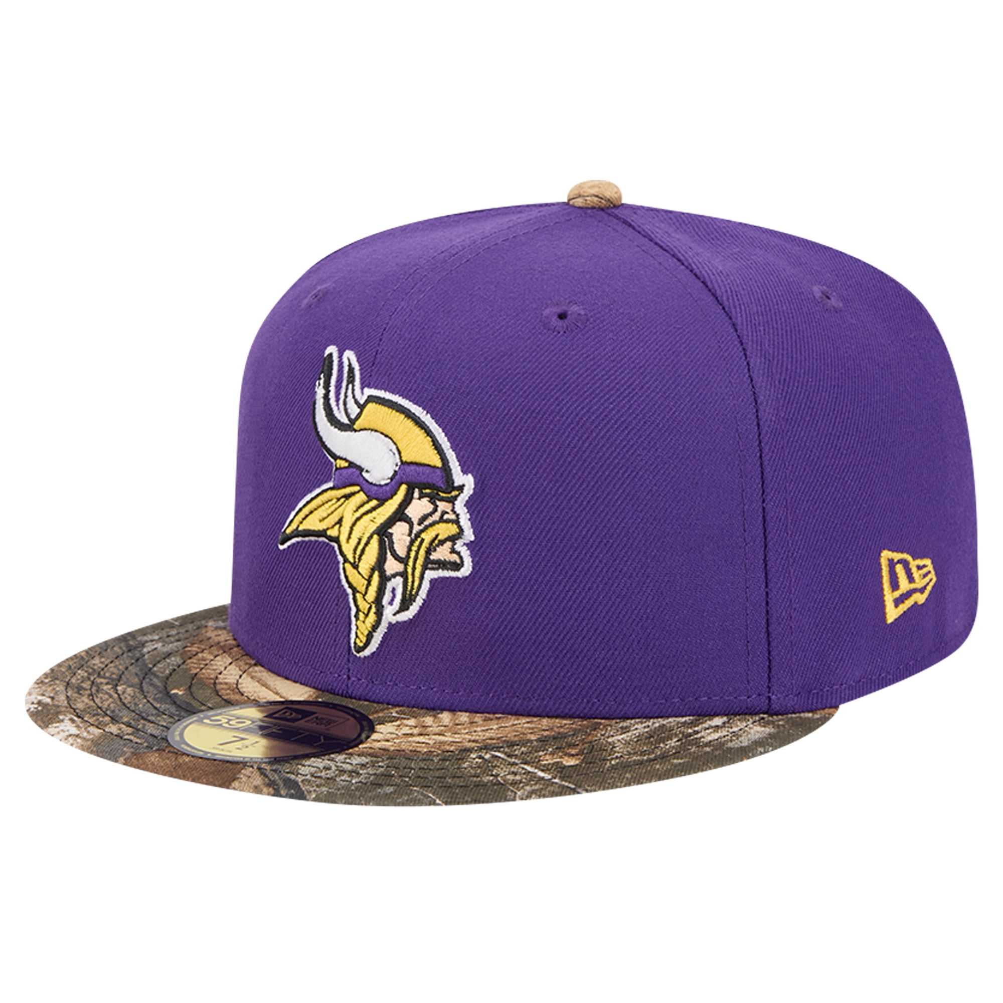 Men's New Era Purple Minnesota Vikings Active Two-Tone Camo 59FIFTY ...