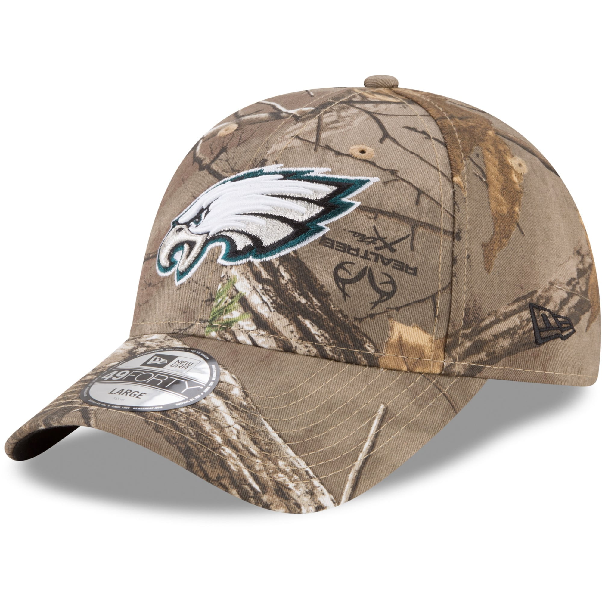 Men's New Era Realtree Camo Philadelphia Eagles Realtree 49FORTY Fitted ...