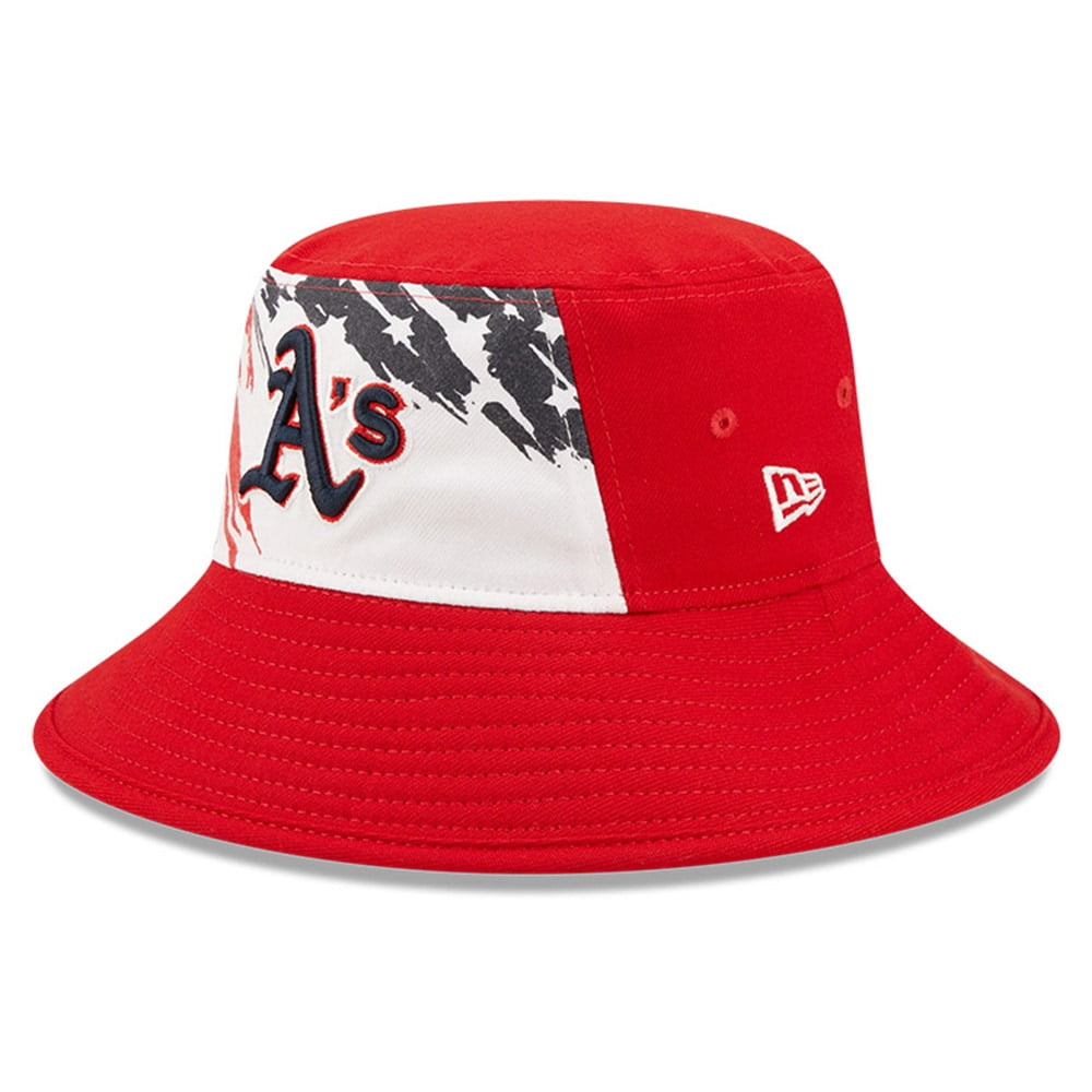 Men's New Era Red Athletics 2022 4th of July Bucket Hat - Walmart.com