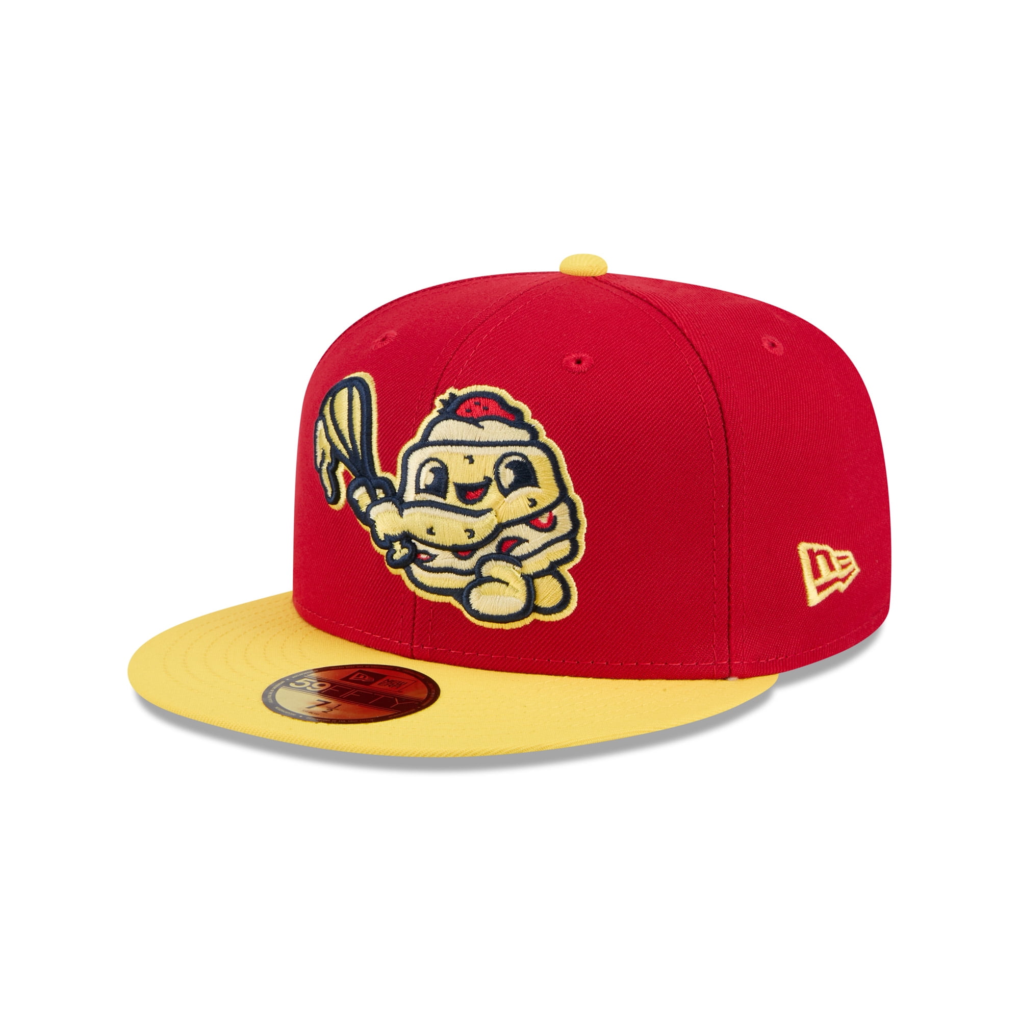 Men's-New Era Red Binghamton Rumble Ponies Theme Nights 59FIFTY Fitted ...