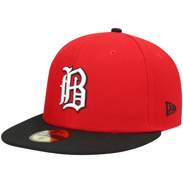 Men's New Era Red Birmingham Barons Alternate Authentic Collection ...