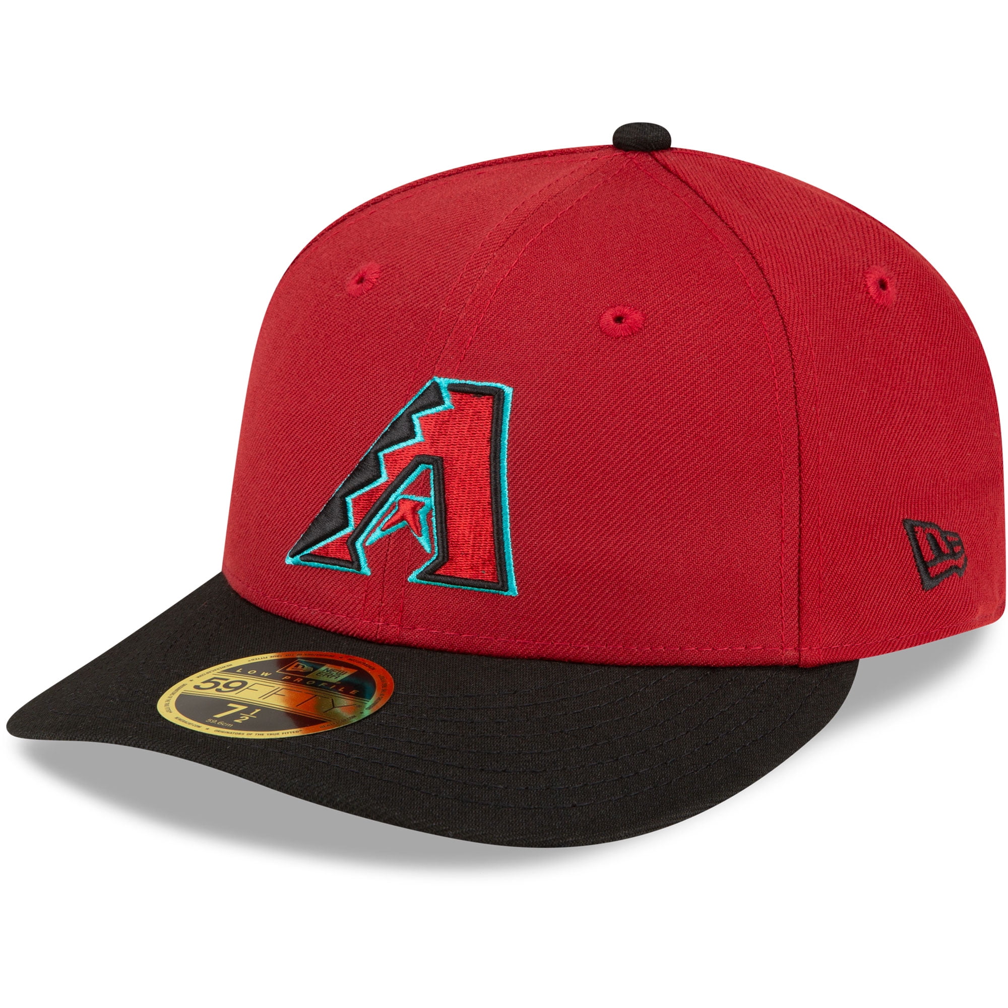 Men's New Era Red/Black Arizona Diamondbacks Home Authentic Collection ...