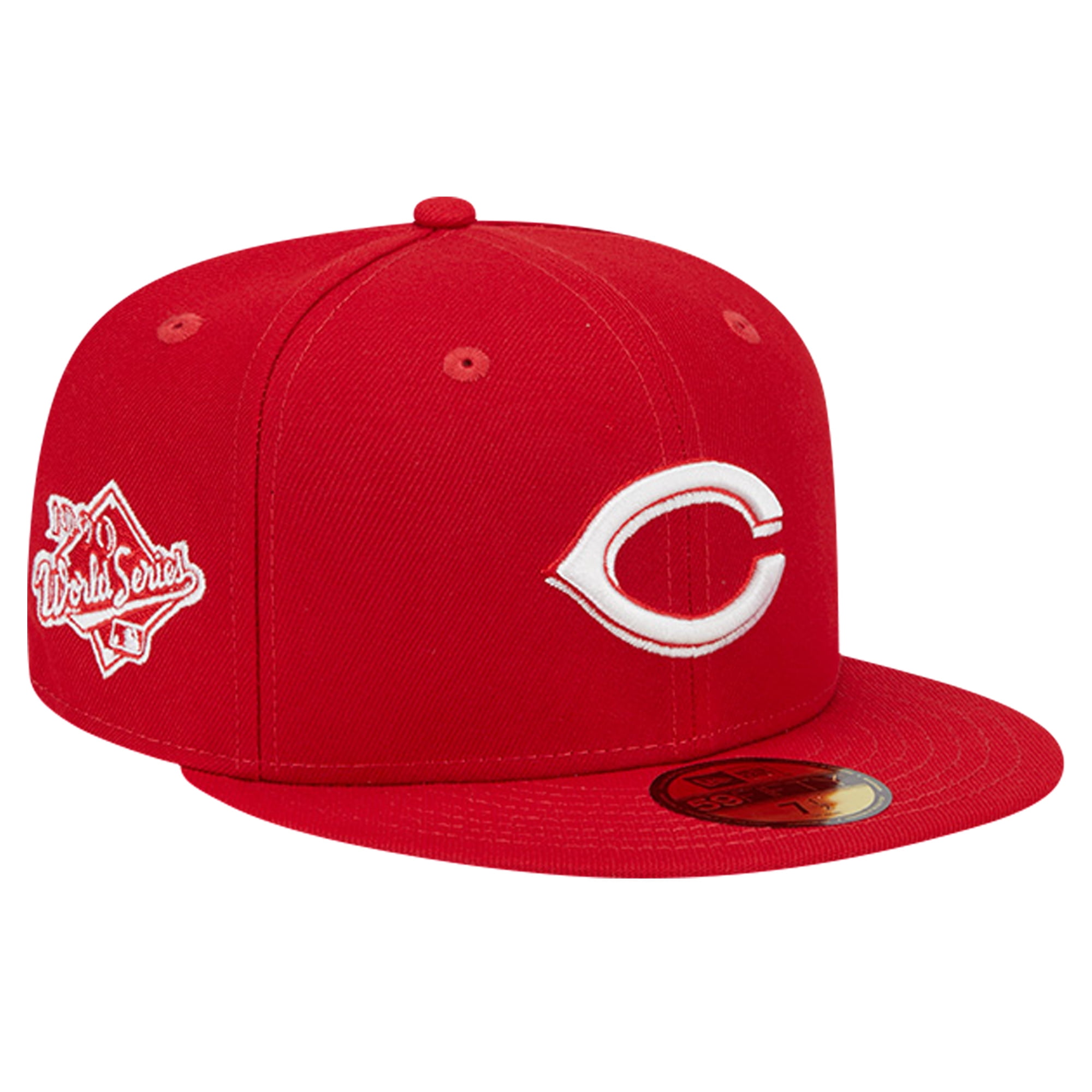 Men's New Era Red Cincinnati Reds Logo 59FIFTY Fitted Hat - Walmart.com