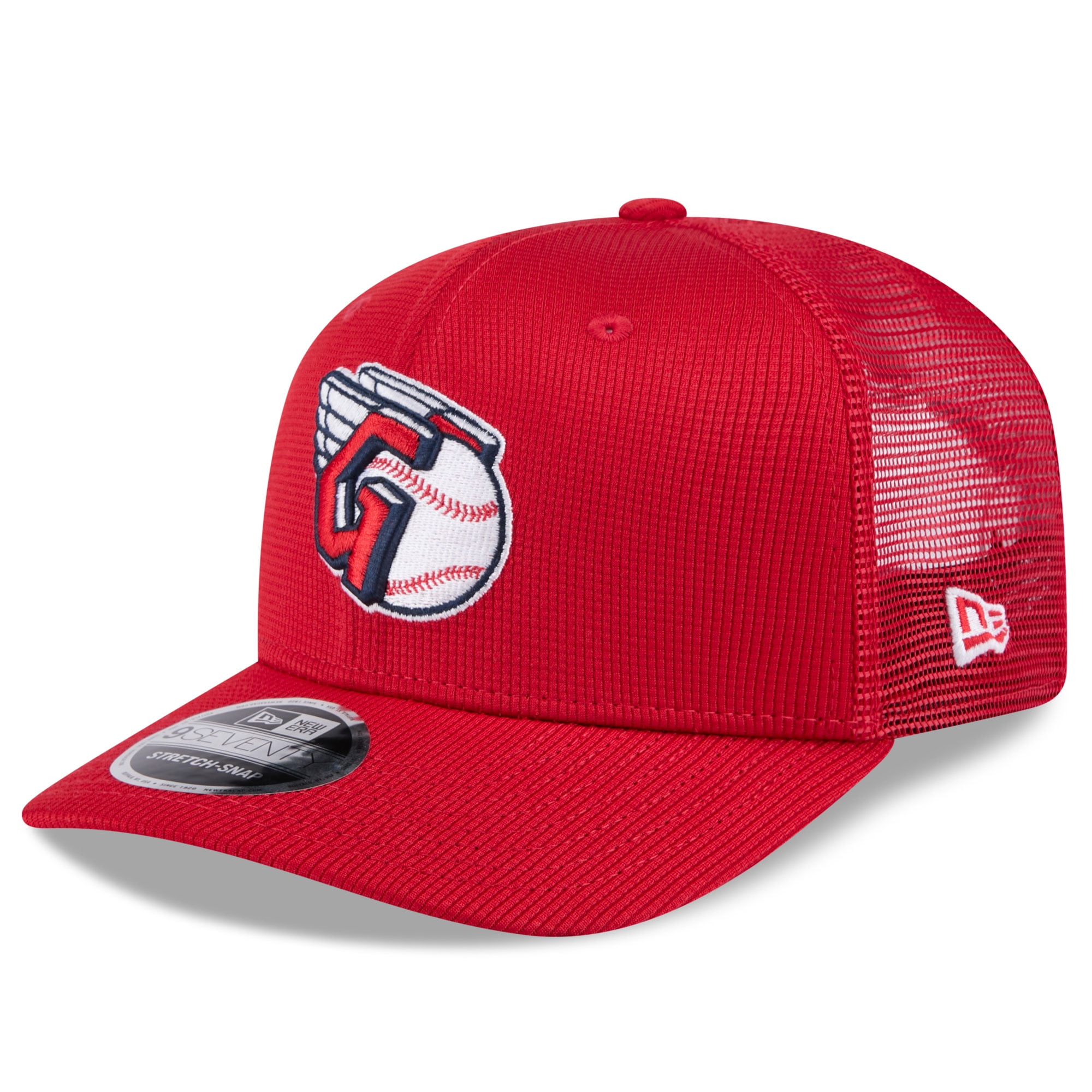Men's New Era Red Cleveland Guardians 2025 Spring Training 9SEVENTY ...
