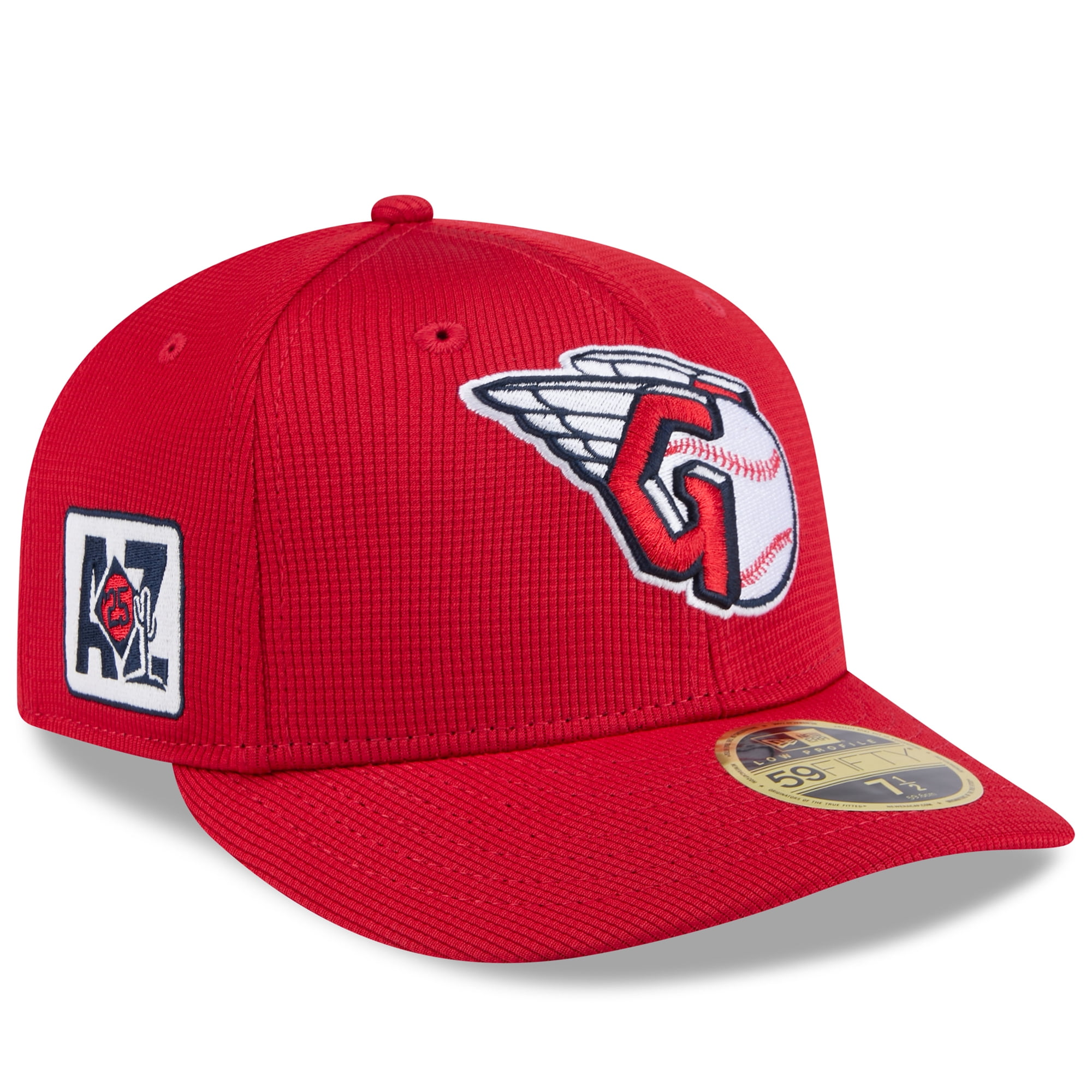 Men's New Era Red Cleveland Guardians 2025 Spring Training Low Profile ...