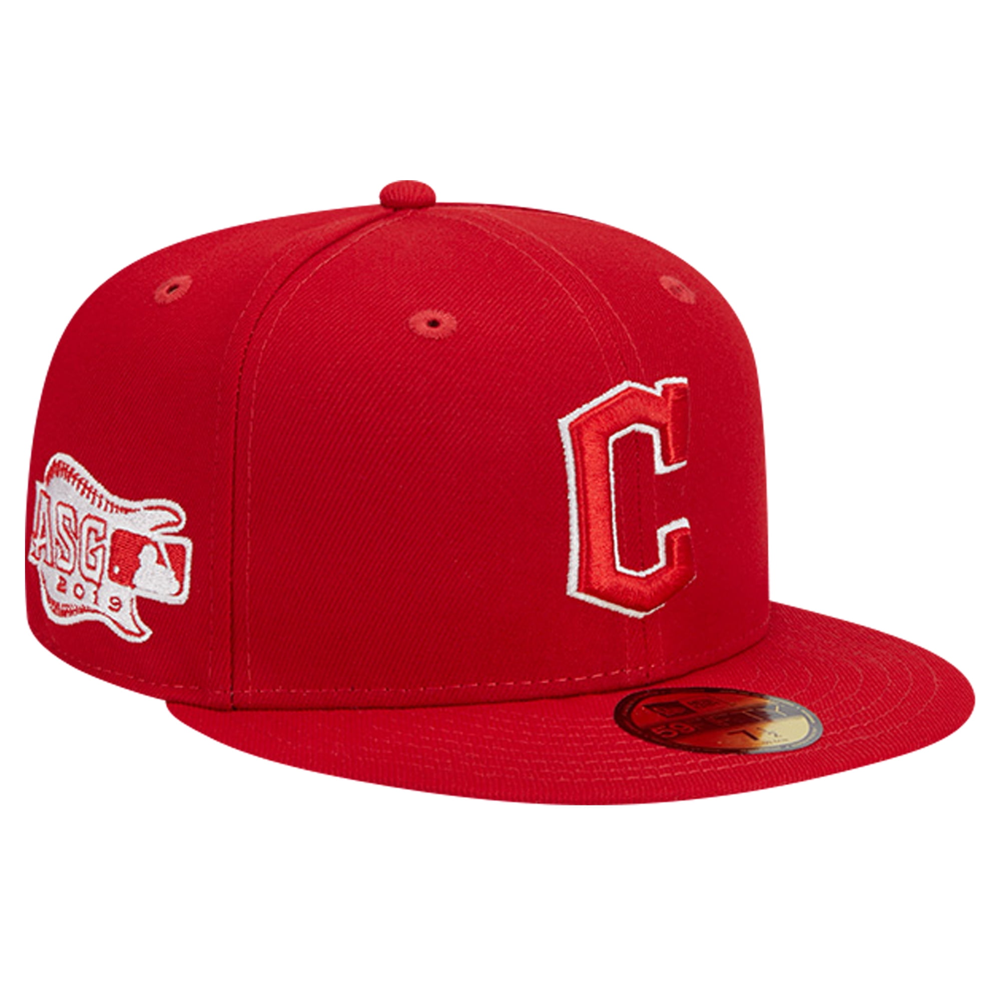 Men's New Era Red Cleveland Guardians Logo 59FIFTY Fitted Hat - Walmart.com
