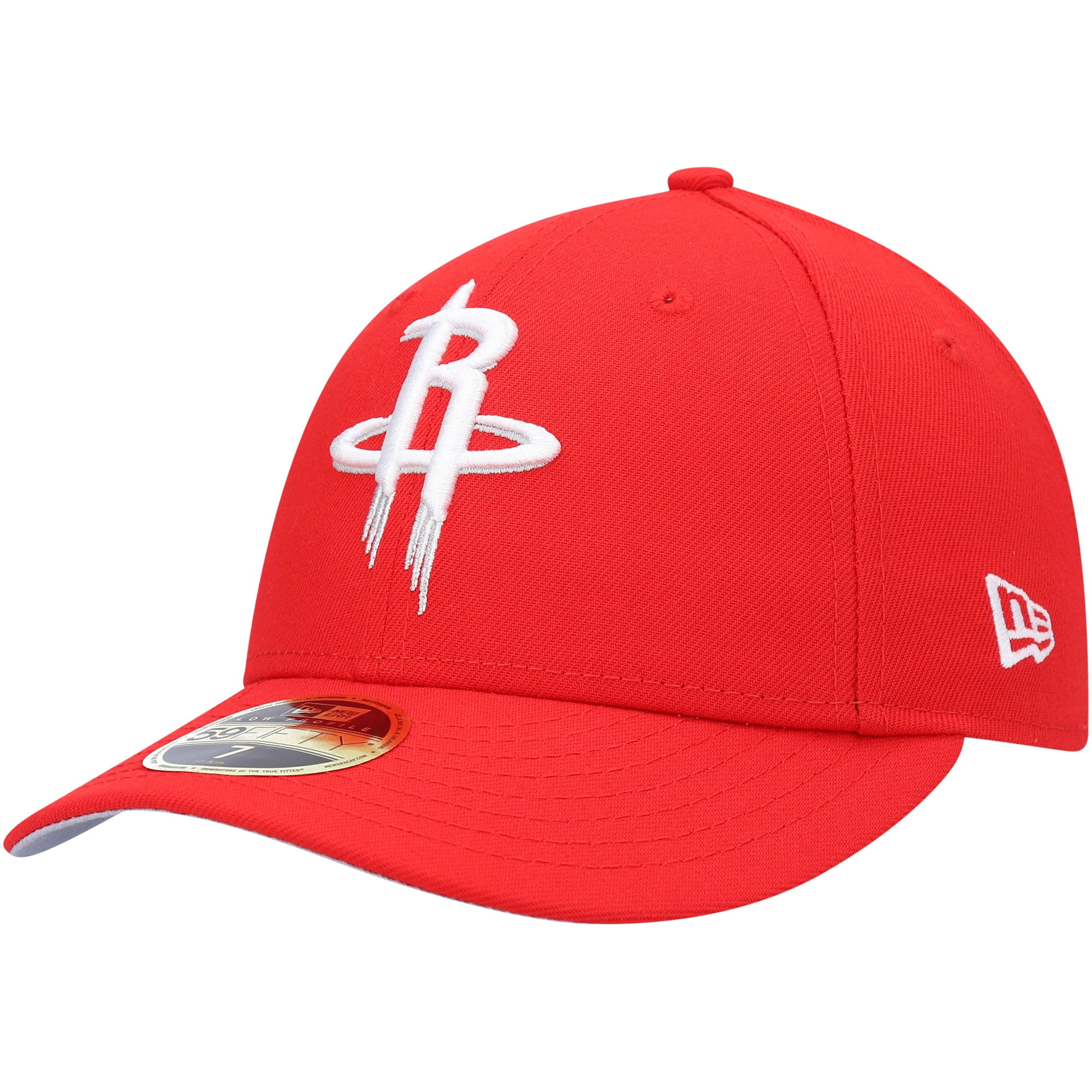 Men's New Era Red Houston Rockets Team Low Profile 59FIFTY Fitted Hat ...