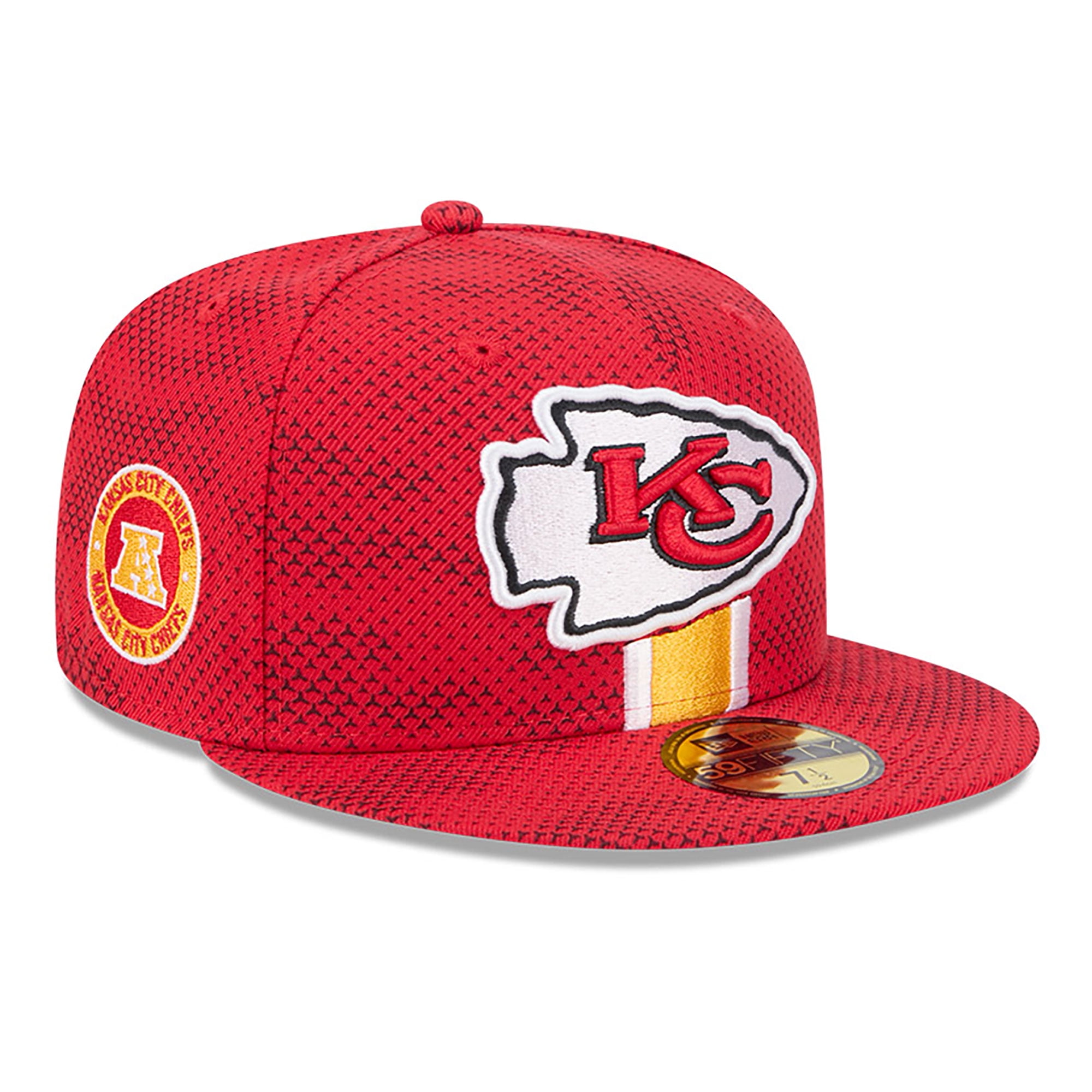 Men's New Era Red Kansas City Chiefs 2024 Sideline 59FIFTY Fitted Hat ...