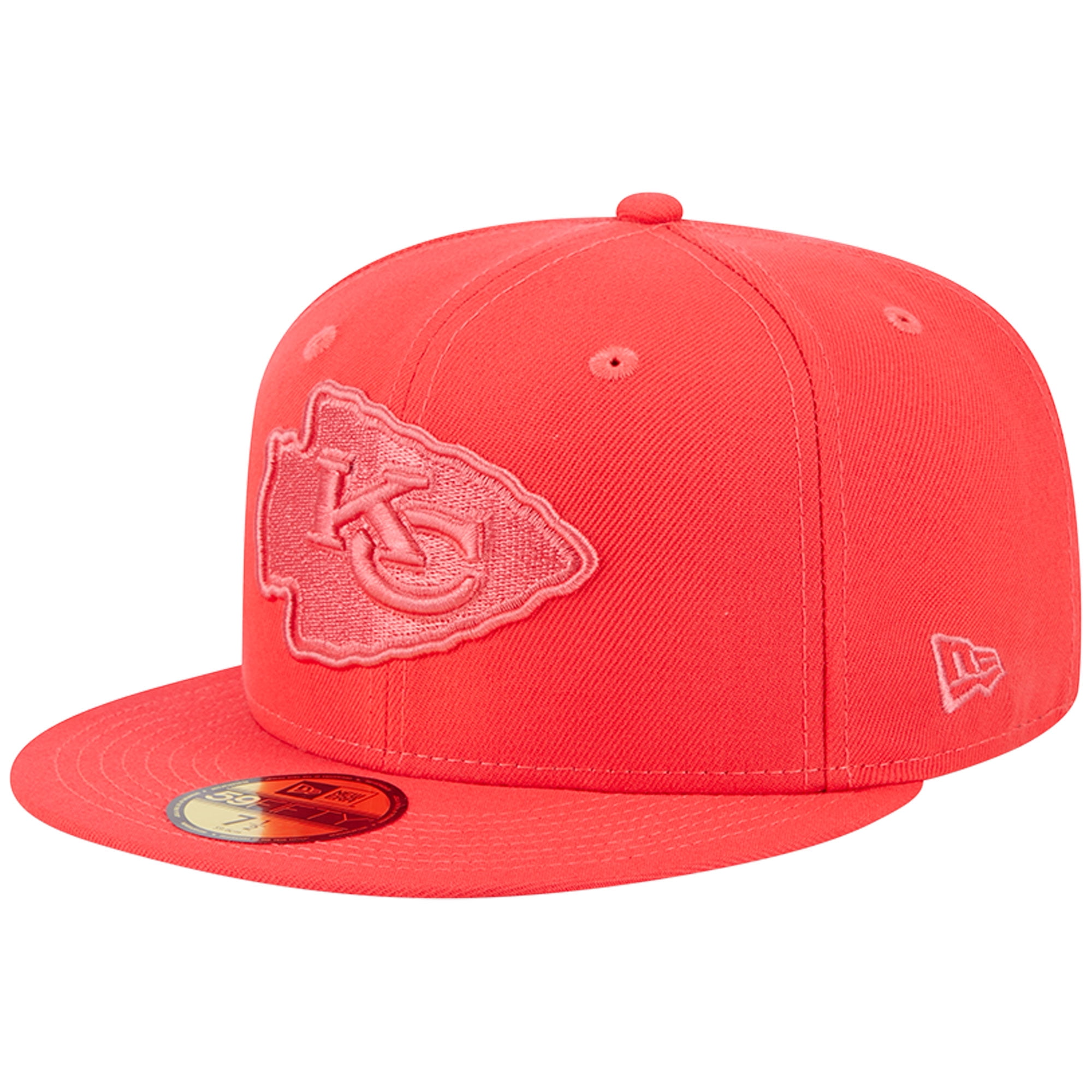 Men's New Era Red Kansas City Chiefs Color Pack Brights 59FIFTY Fitted ...