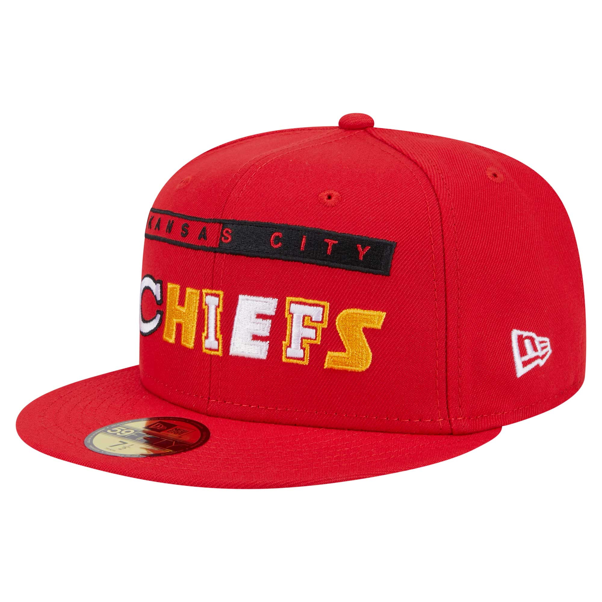 Men's New Era Red Kansas City Chiefs Ransom 59FIFTY Fitted Hat ...