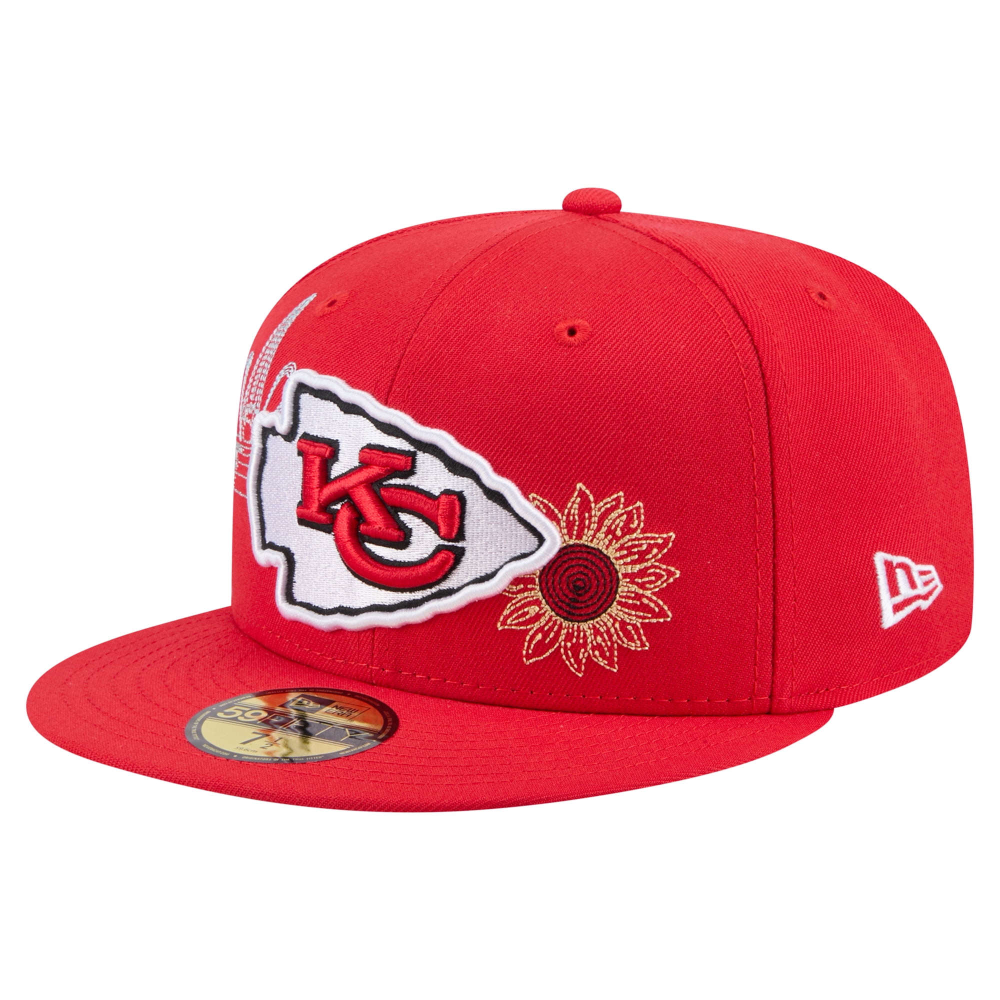 Men's New Era Red Kansas City Chiefs State Stitch 59FIFTY Fitted Hat ...