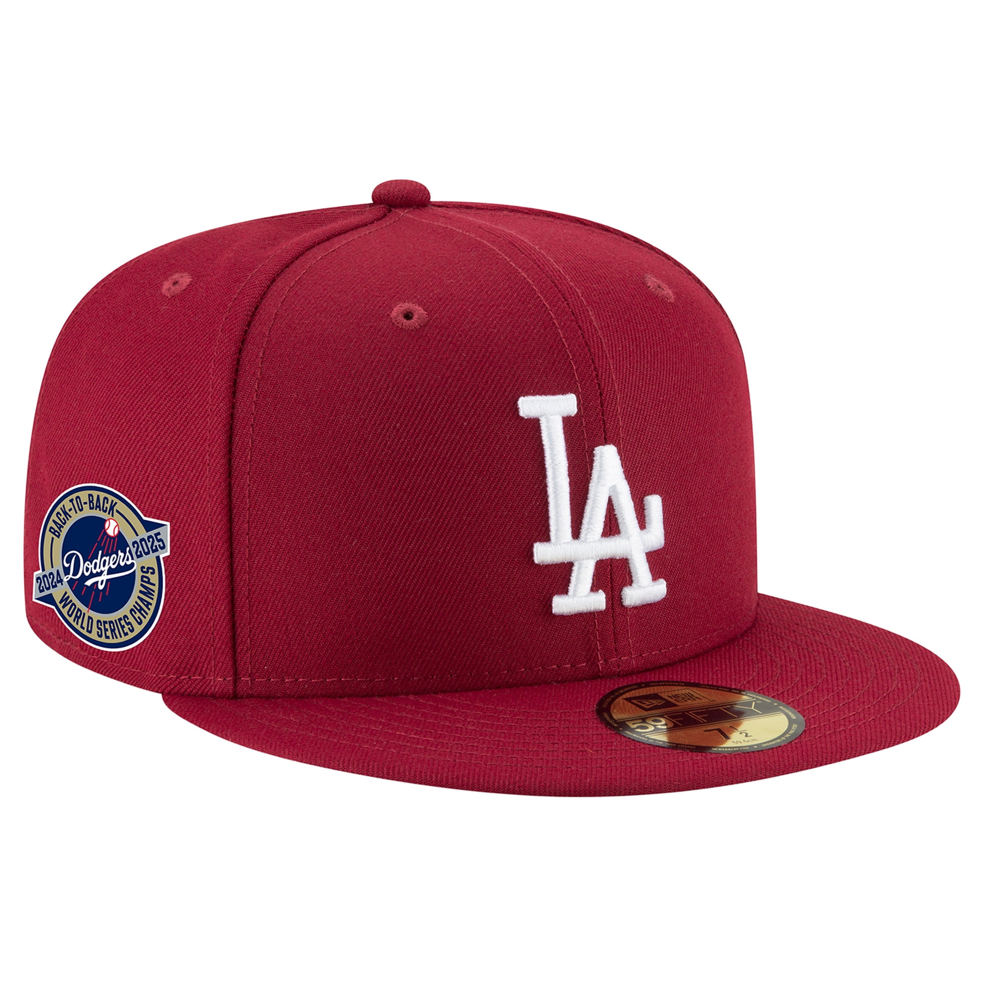 Men's New Era Red Los Angeles Dodgers 2024/25 Back to Back Champions ...