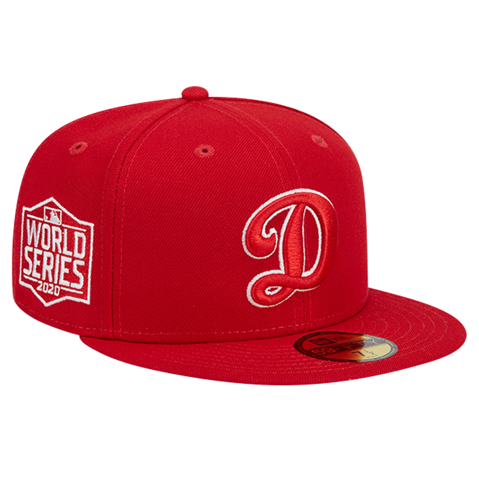 Men's New Era Red Los Angeles Dodgers Logo 59FIFTY Fitted Hat - Walmart.com