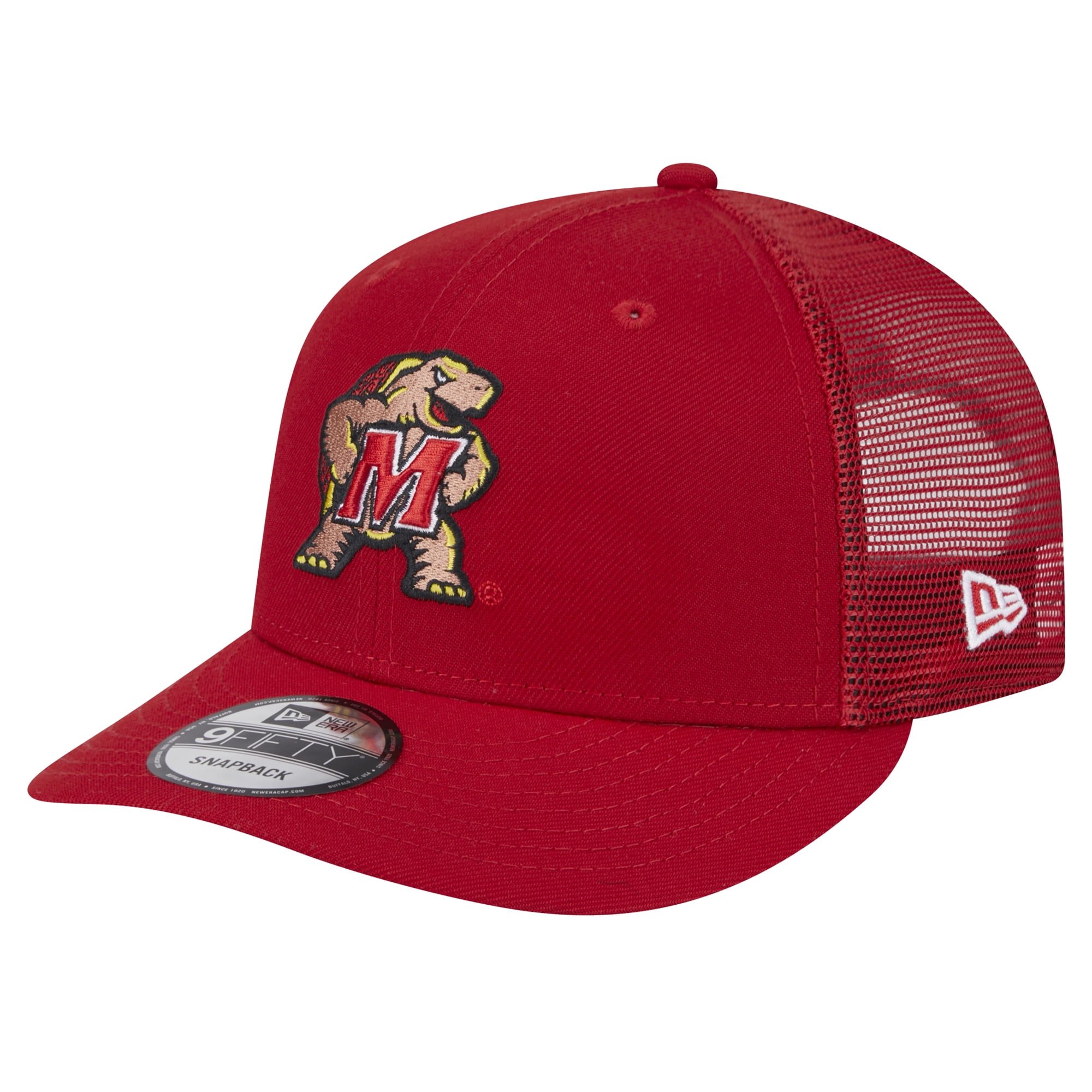 Men's New Era Red Maryland Terrapins Trucker 9FIFTY Snapback Hat ...