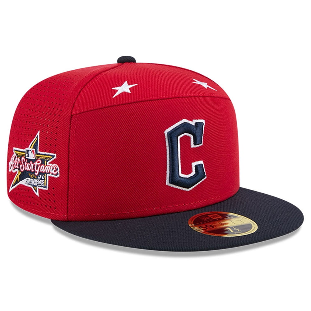 Men's New Era Red/Navy Cleveland Guardians 2025 MLB All-Star Game Side ...