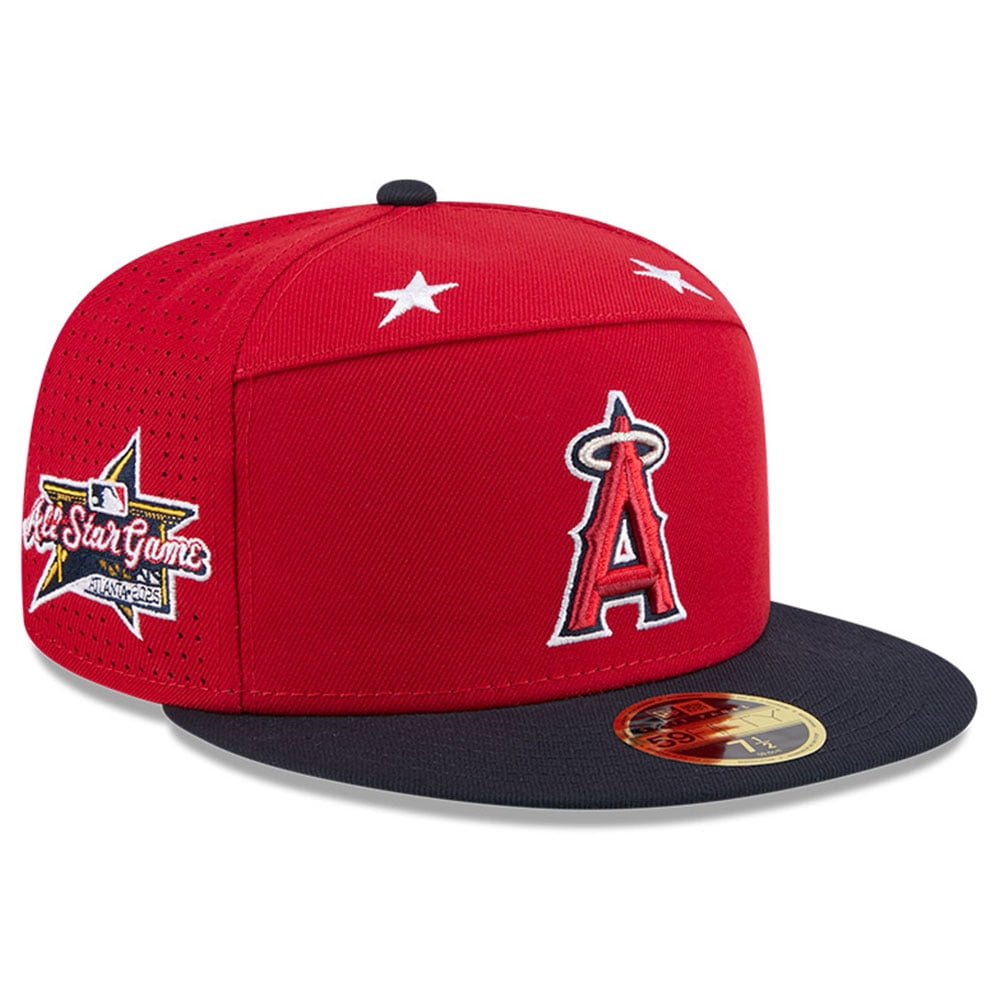 Men's New Era Red/Navy Los Angeles Angels 2025 MLB All-Star Game Side ...