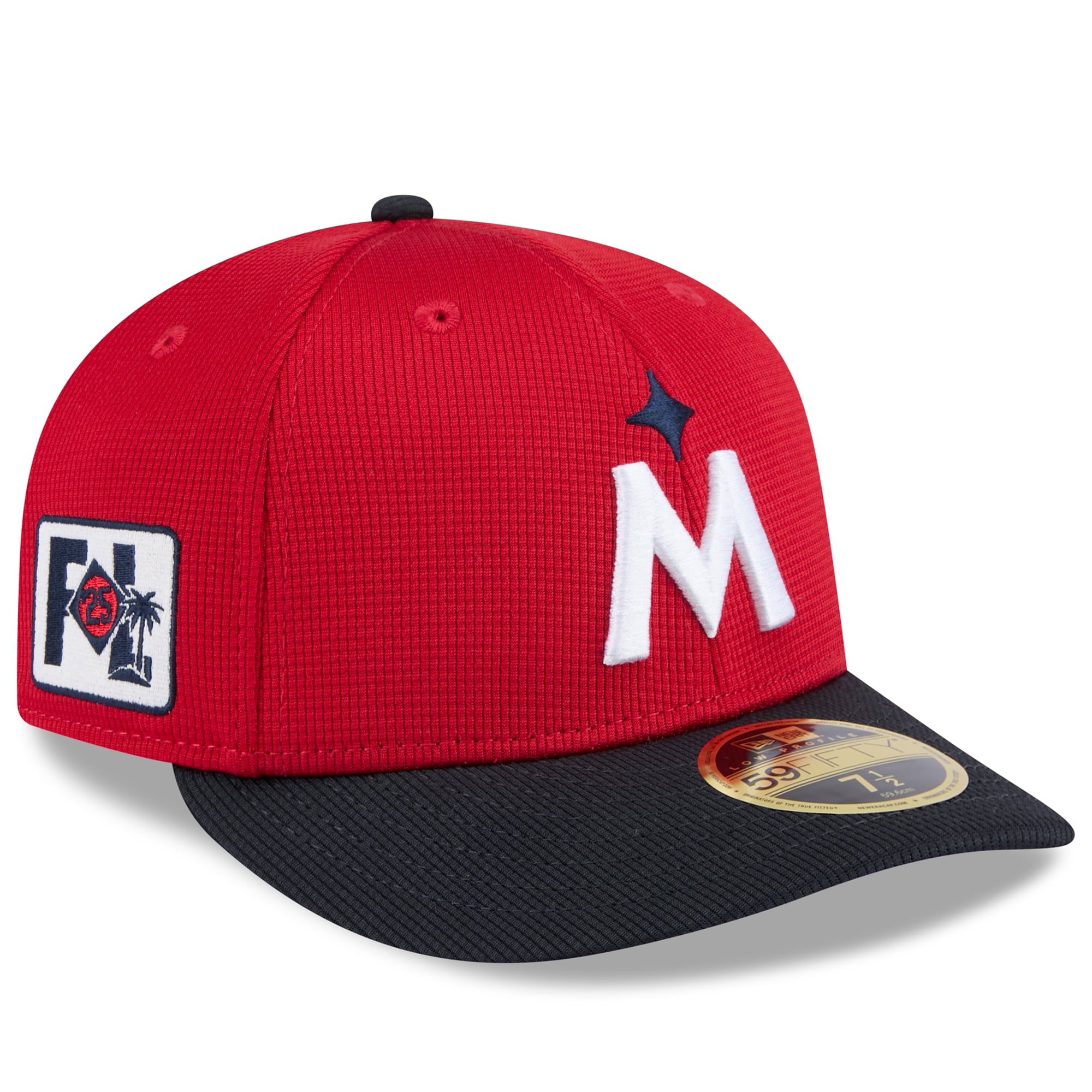 Men's New Era Red/Navy Minnesota Twins 2025 Spring Training Low Profile ...