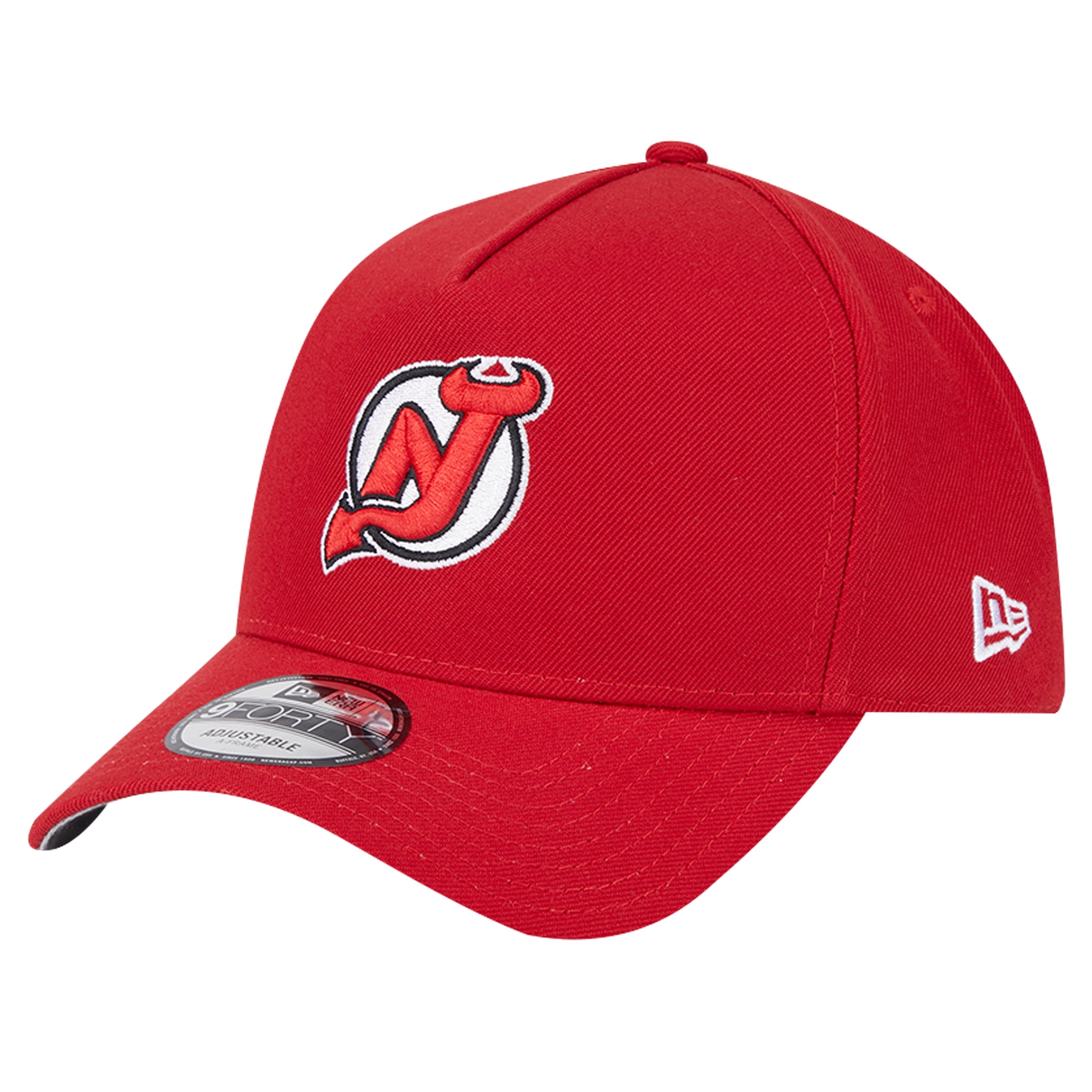 Men's New Era Red New Jersey Devils Core A-Frame 9FORTY Adjustable Hat - Walmart.com