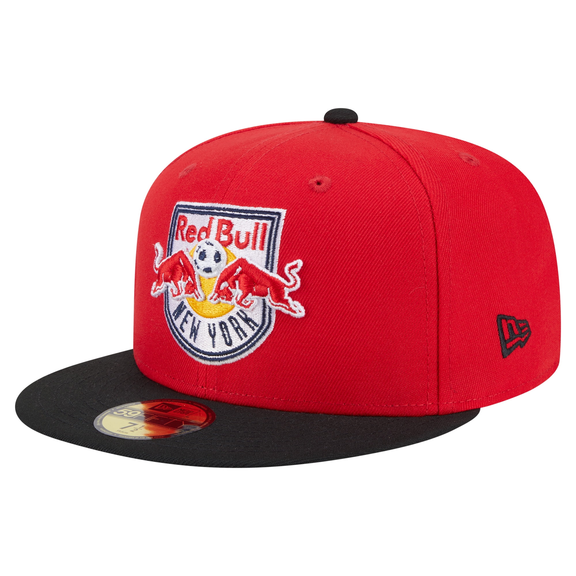 Men's New Era Red New York Red Bulls 2025 Kickoff 59FIFTY Fitted Hat ...