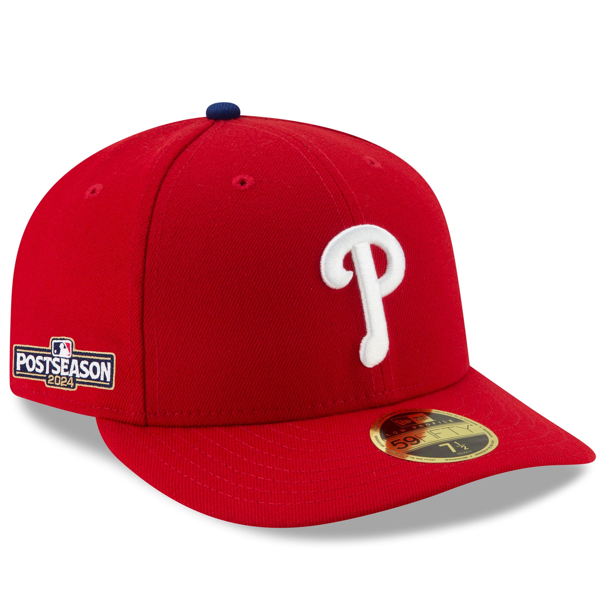 Men's New Era Red Philadelphia Phillies 2024 MLB Postseason Side Patch ...