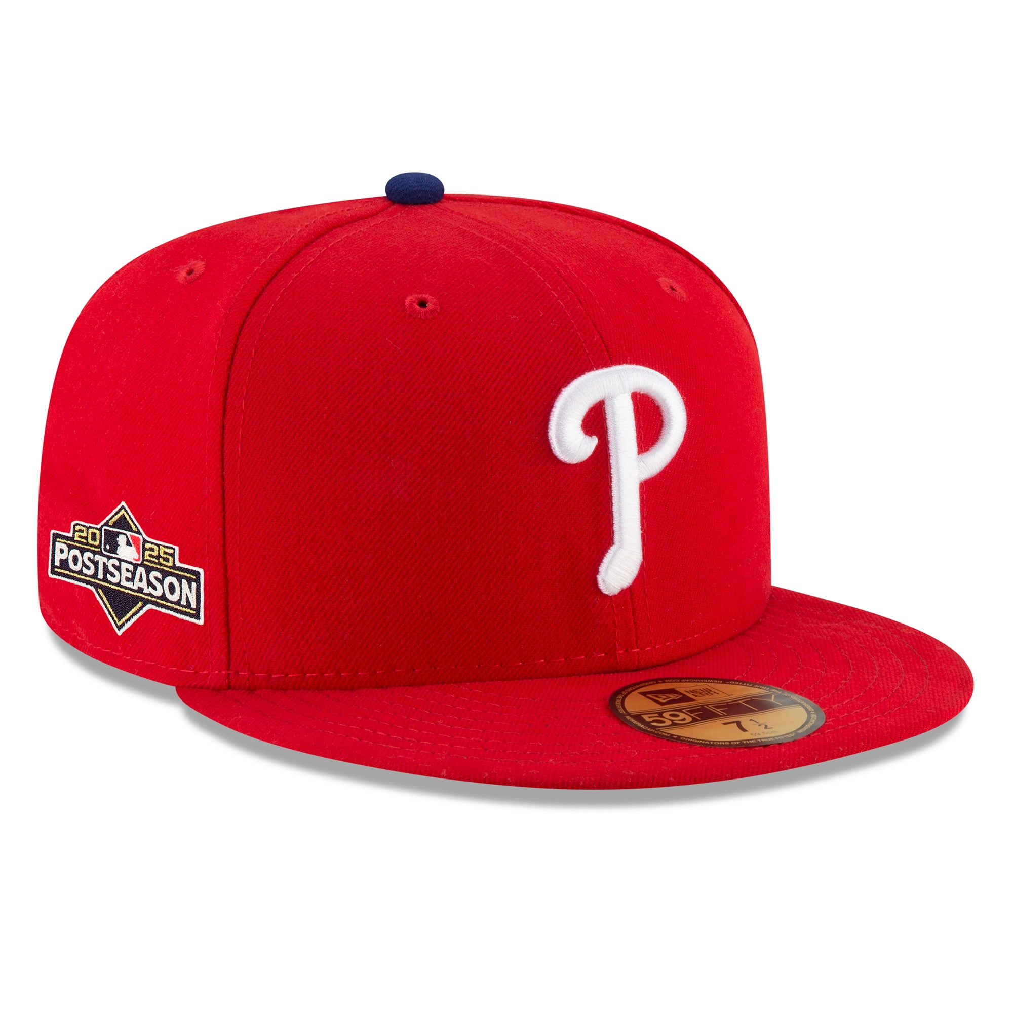 Men's New Era Red Philadelphia Phillies 2025 MLB Postseason Side Patch ...