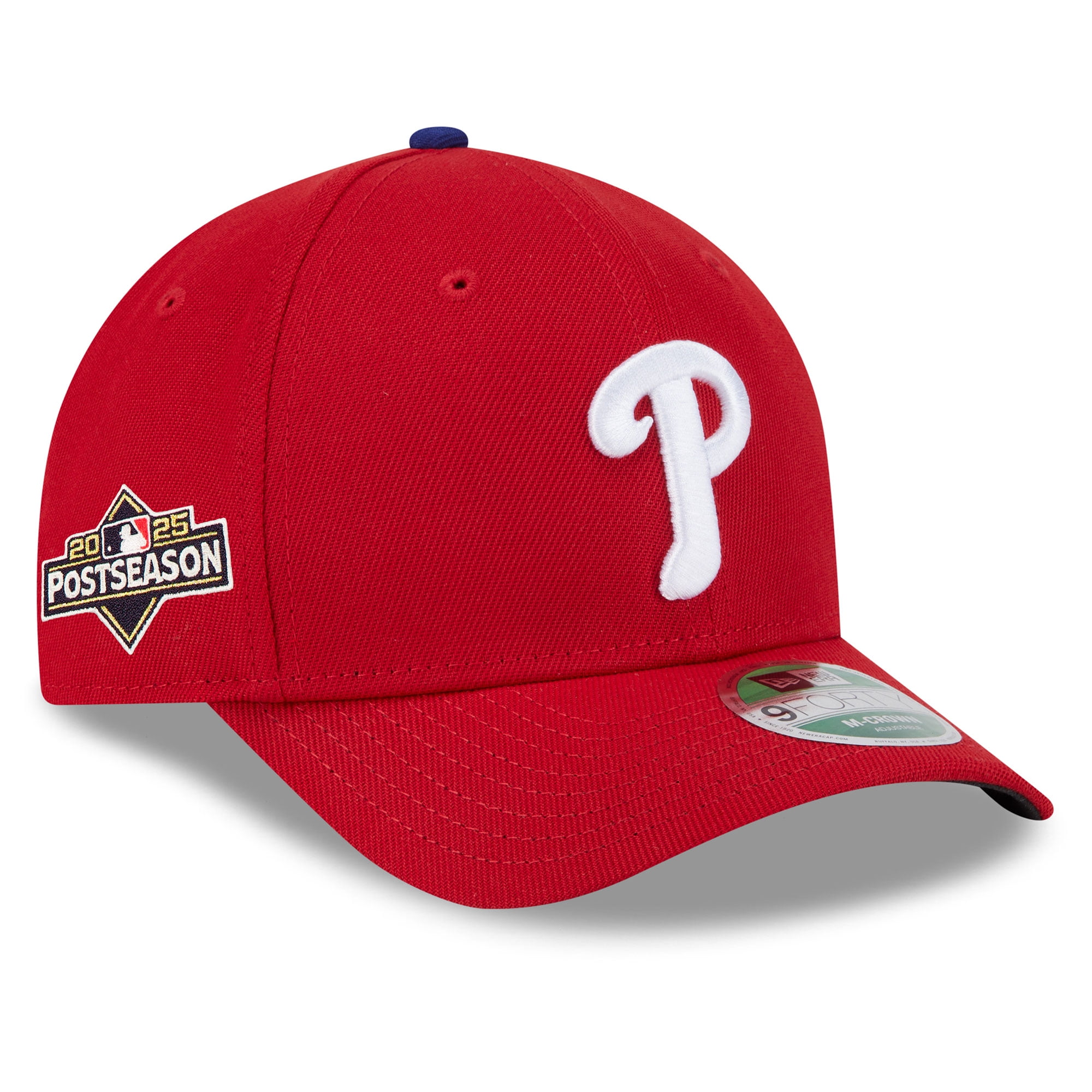 Men's New Era Red Philadelphia Phillies 2025 MLB Postseason Side Patch ...