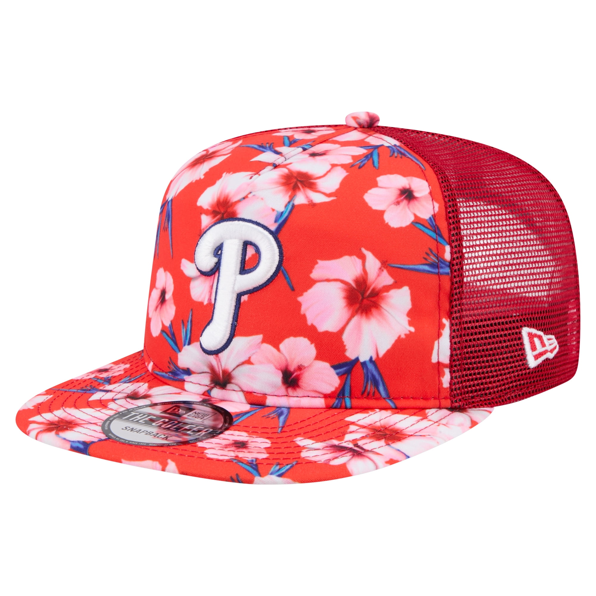 Men's New Era Red Philadelphia Phillies Adventure Pattern Golfer ...