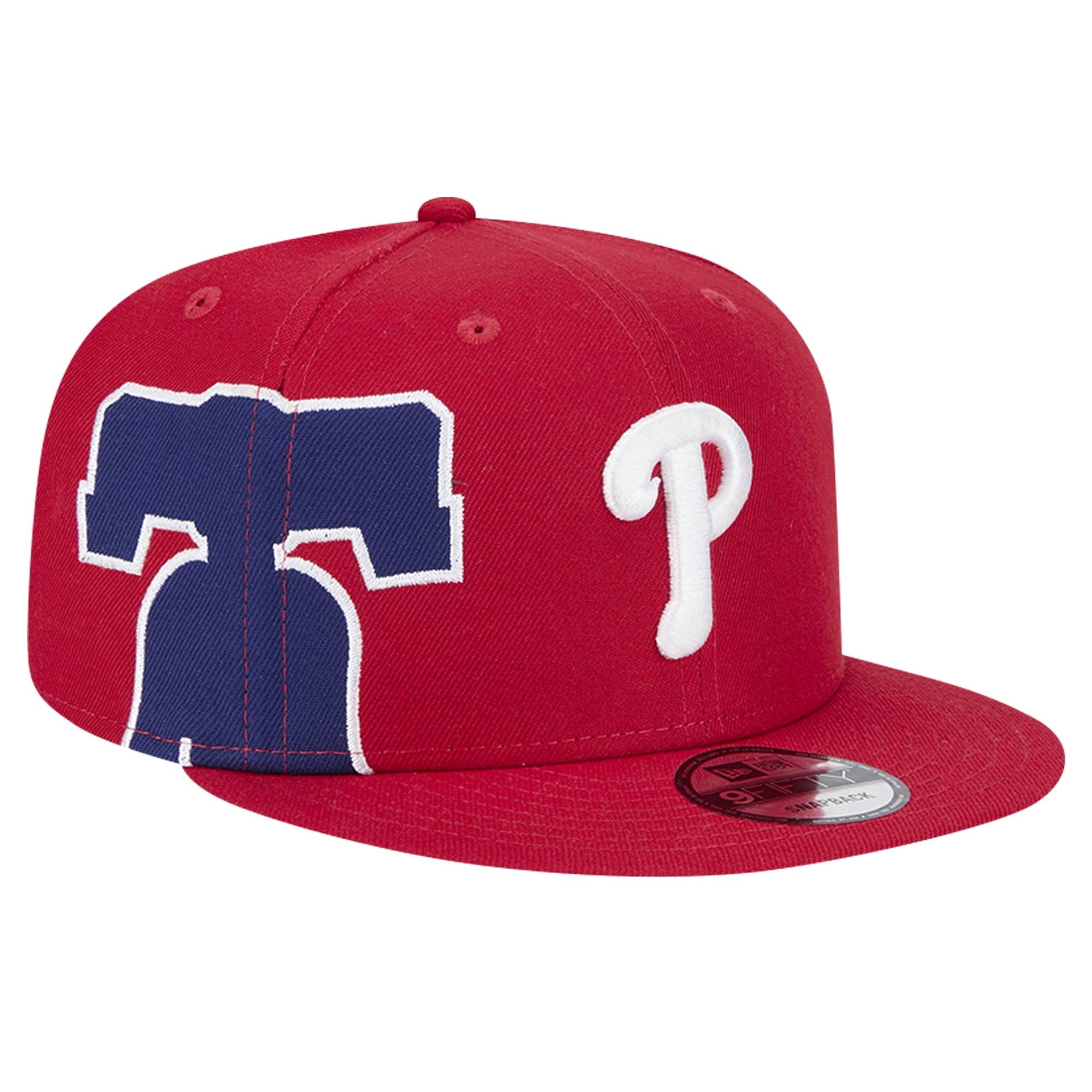 Men's New Era Red Philadelphia Phillies Logo Strike 9FIFTY Snapback Hat ...