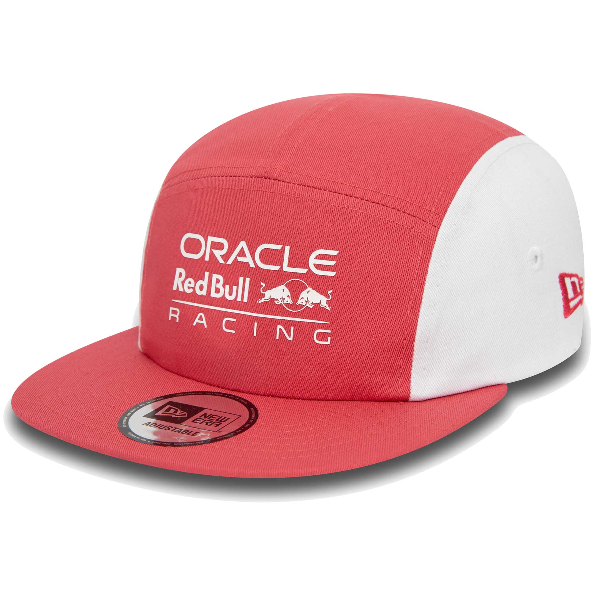 Men's New Era Red Red Bull Racing Seasonal Camper Adjustable Hat ...