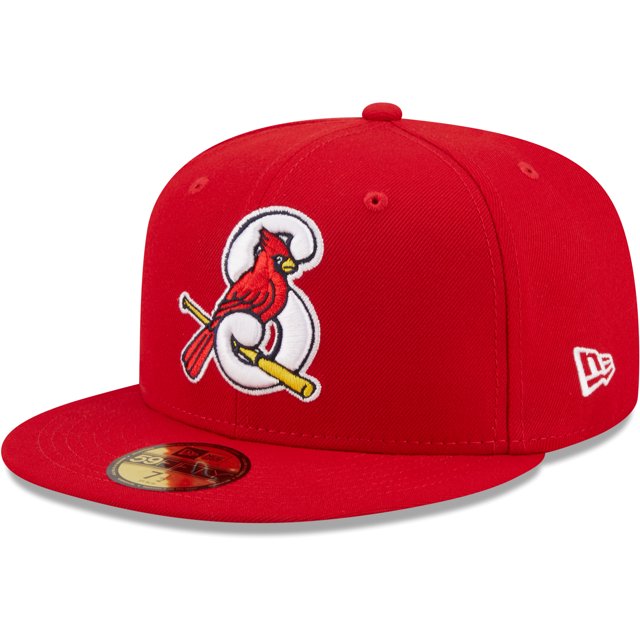 Men's New Era Red Springfield Cardinals Authentic Collection 59FIFTY ...