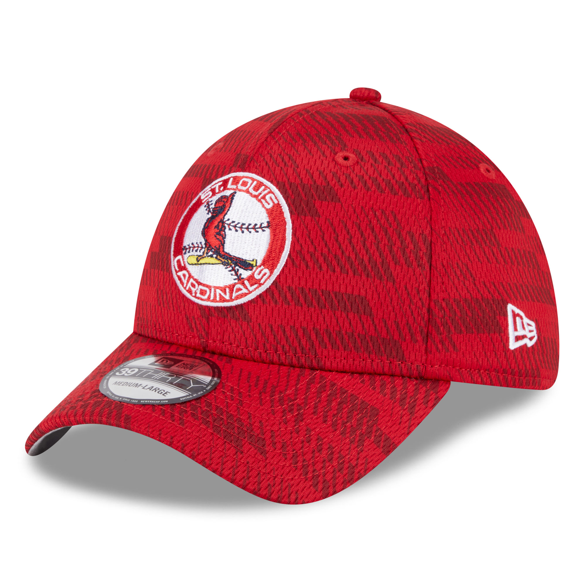 Men's New Era Red St. Louis Cardinals 2025 MLB Clubhouse 39THIRTY Flex ...
