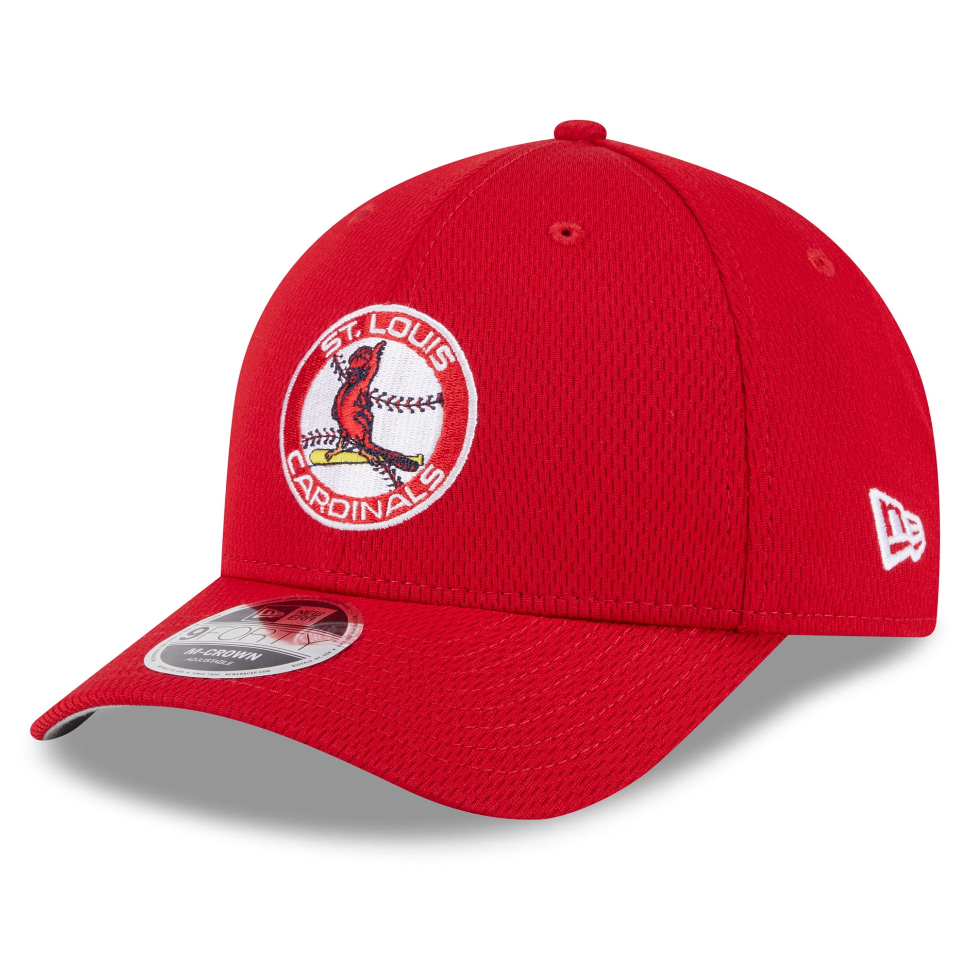Men's New Era Red St. Louis Cardinals 2025 MLB Clubhouse 9FORTY M-Crown ...