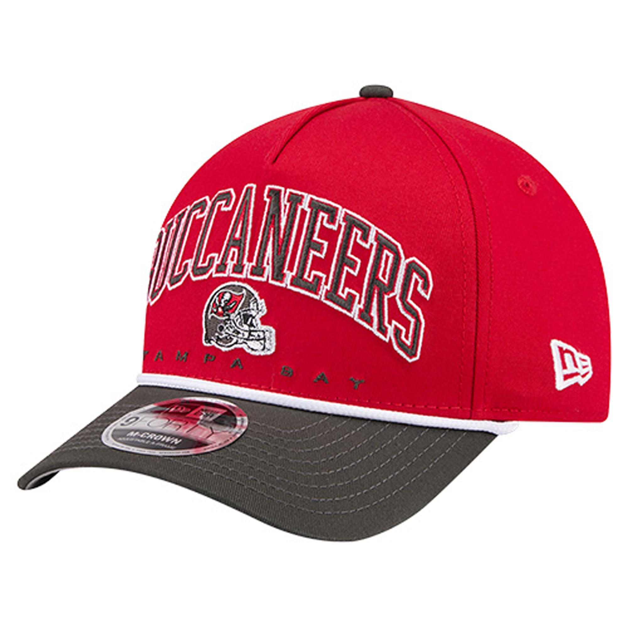 Men's New Era Red Tampa Bay Buccaneers Arch COOLERA 9FORTY A-Frame M ...