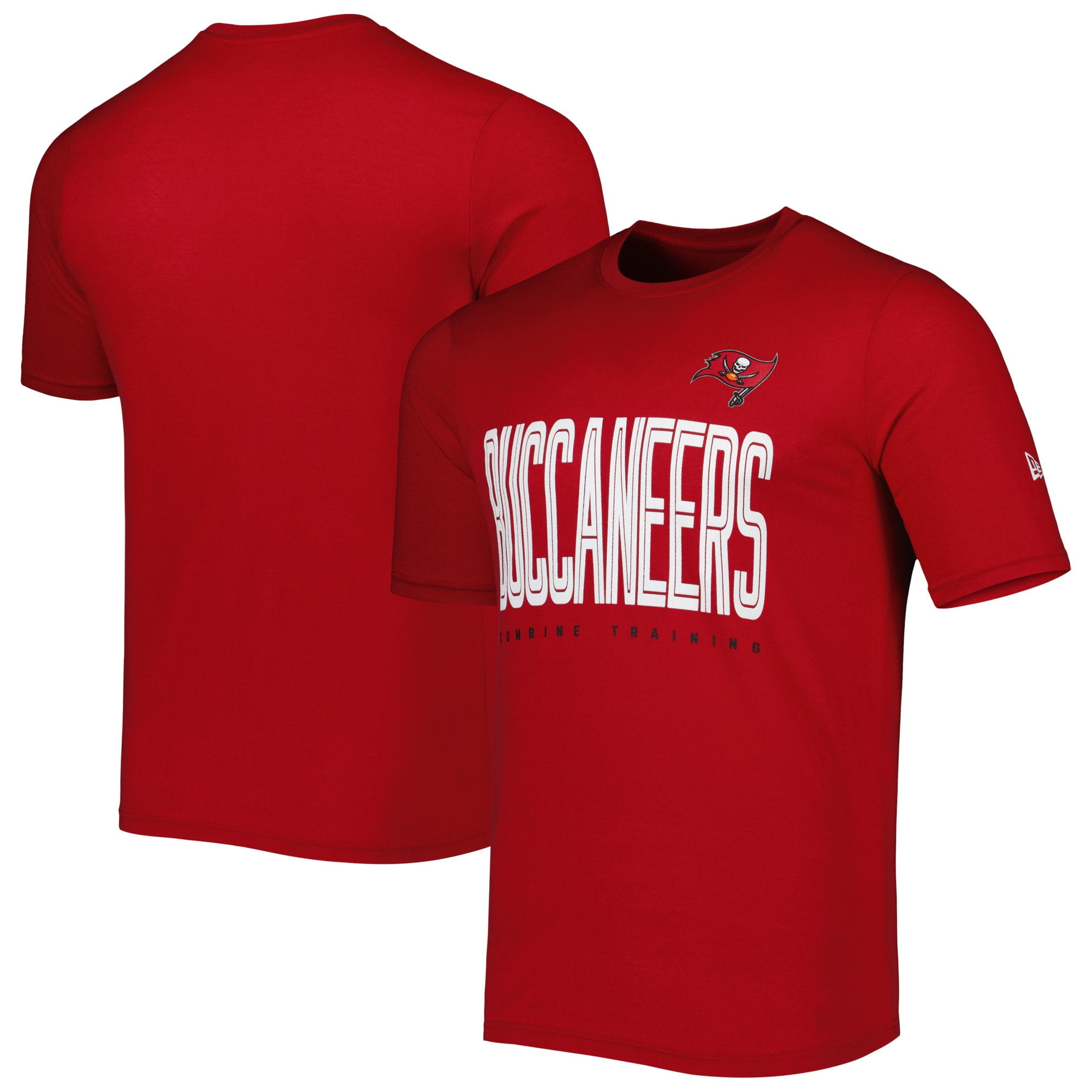Men's New Era Red Tampa Bay Buccaneers Combine Authentic Training ...