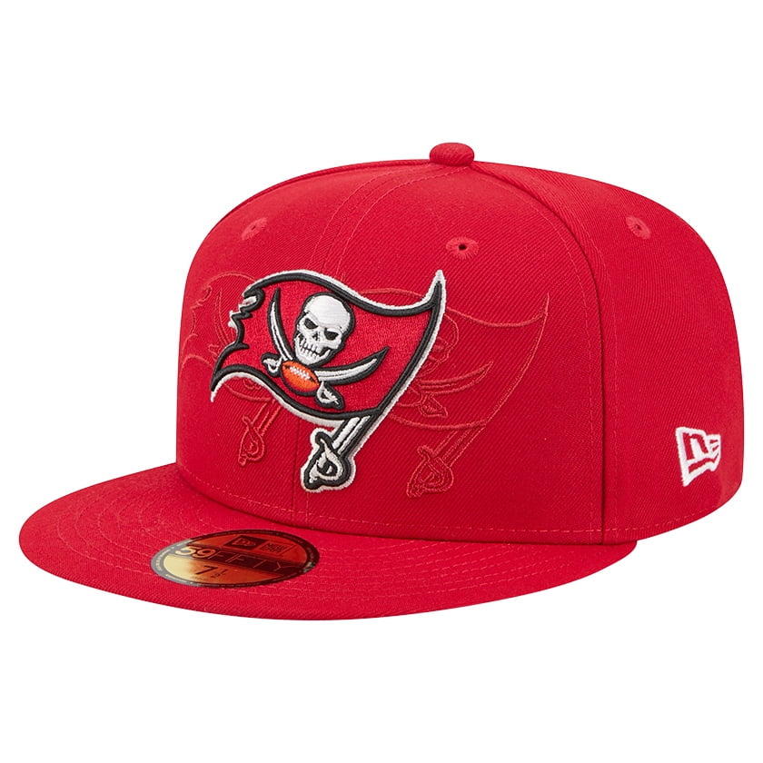 Men's New Era Red Tampa Bay Buccaneers Tri-Hit 59FIFTY Fitted Hat ...