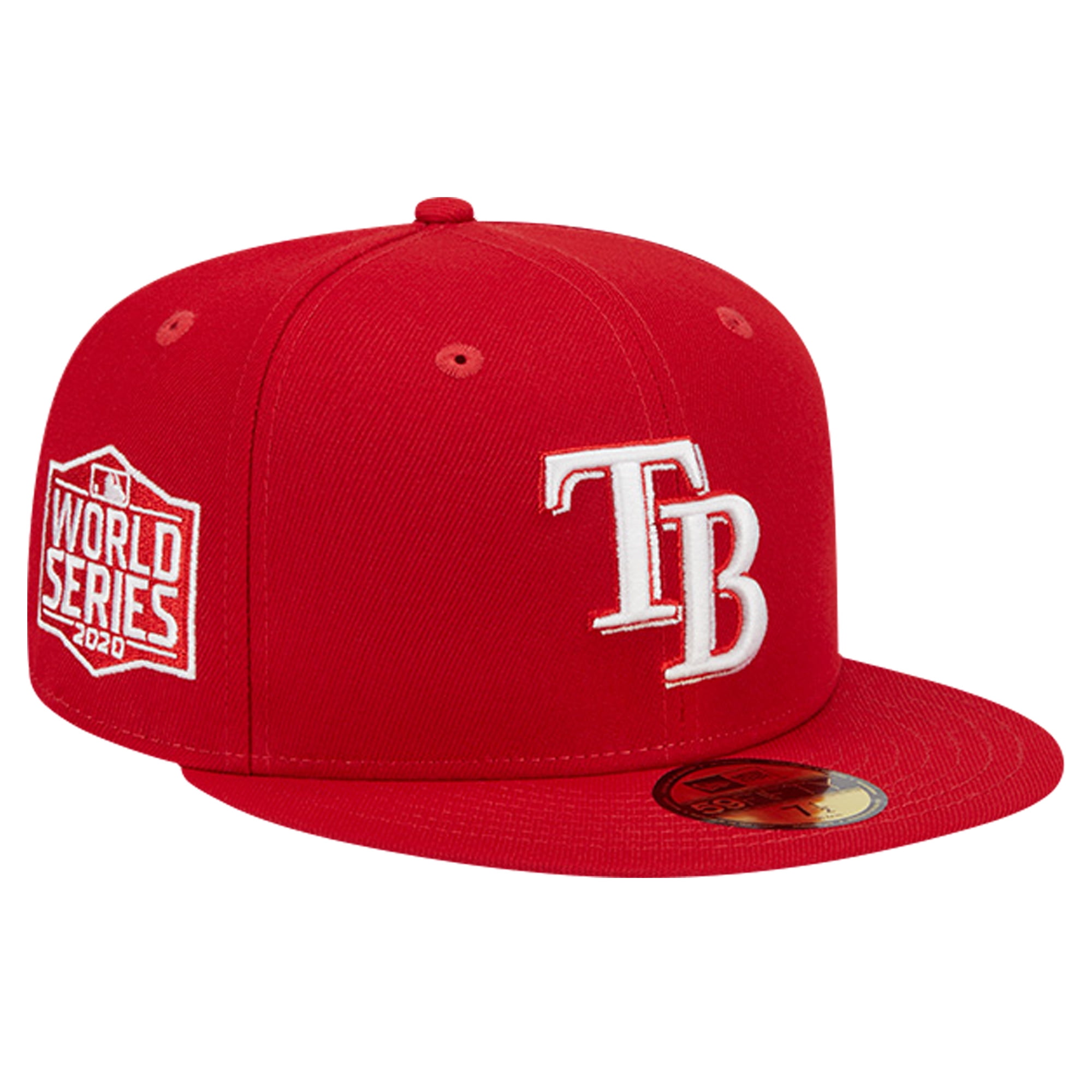 Men's New Era Red Tampa Bay Rays Logo 59FIFTY Fitted Hat - Walmart.com