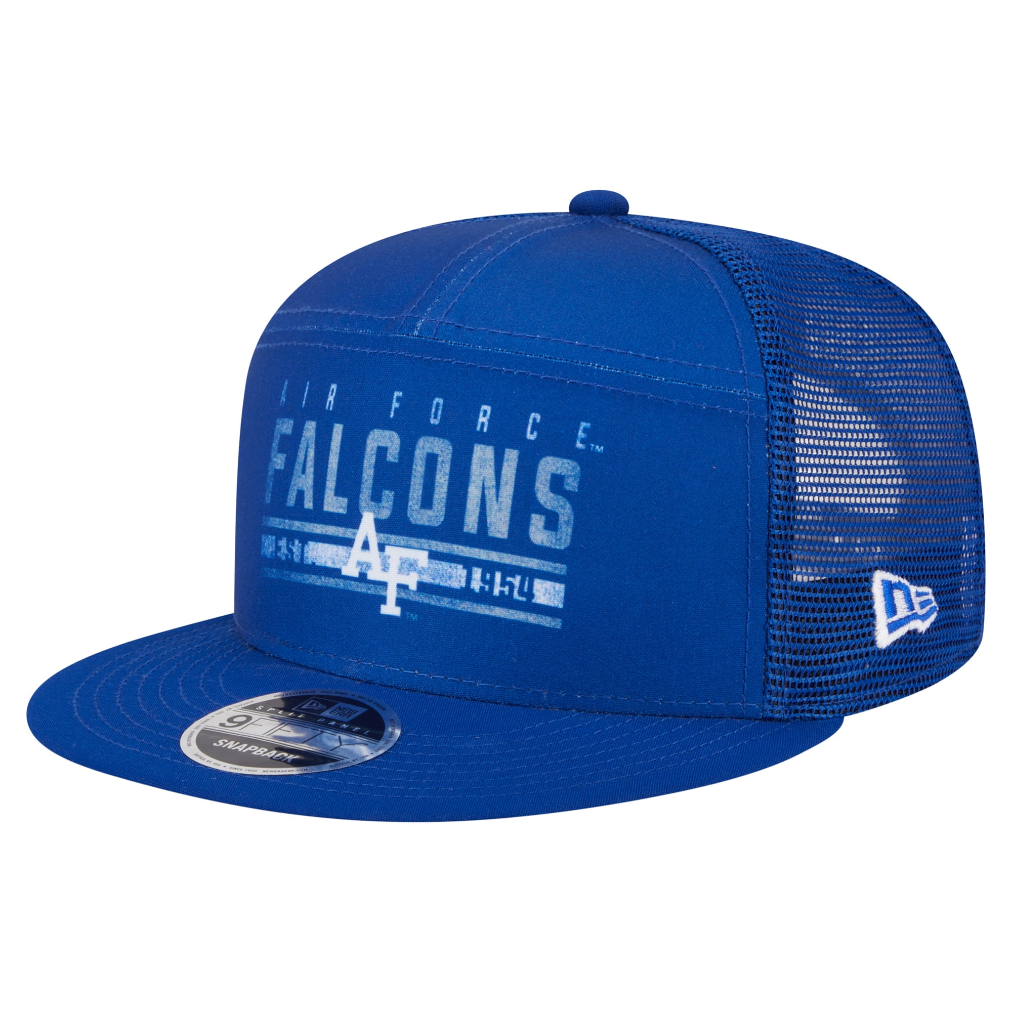 Men's New Era Royal Air Force Falcons Split Panel 9FIFTY Snapback ...