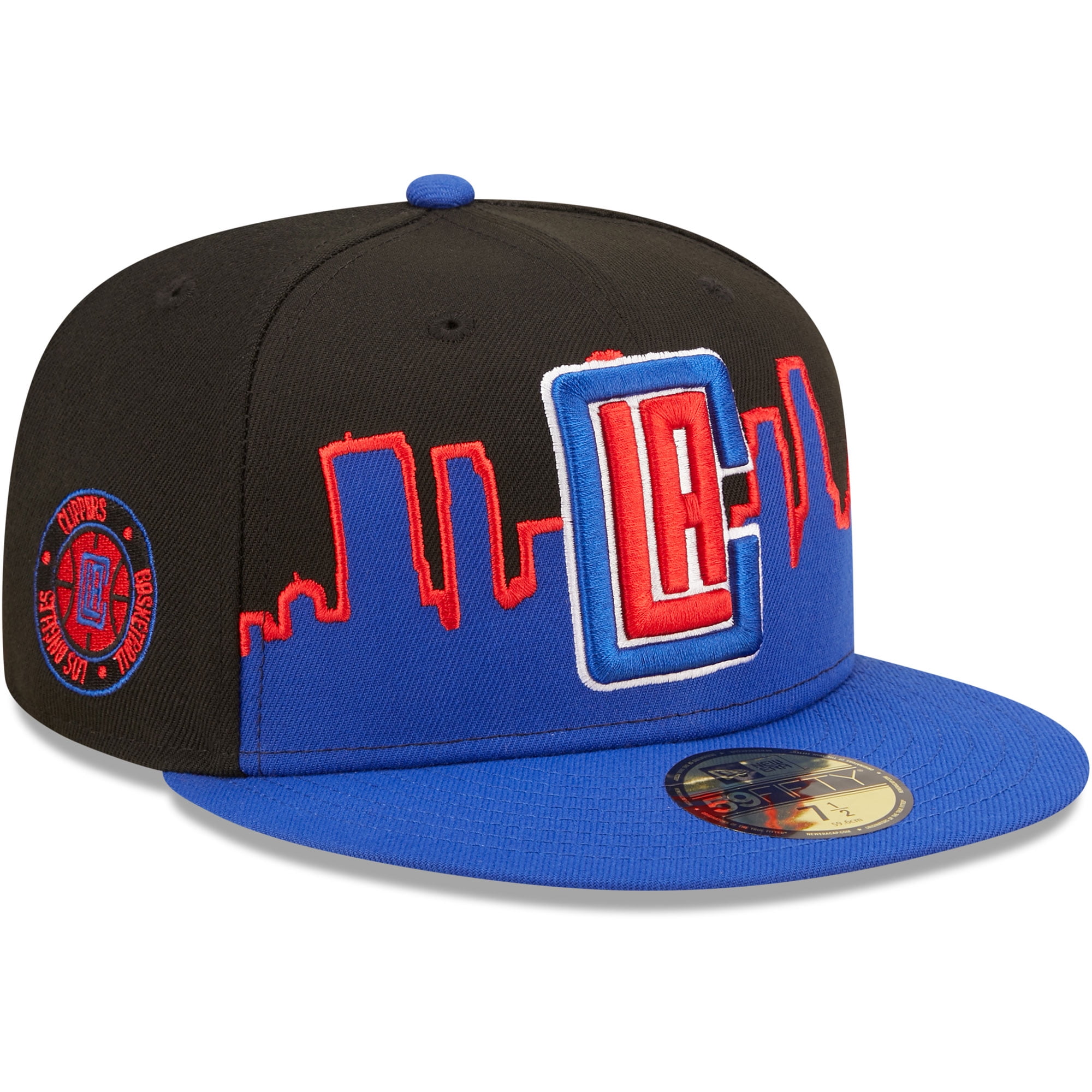 Men's New Era Royal/Black LA Clippers 2022 Tip-Off 59FIFTY Fitted Hat ...