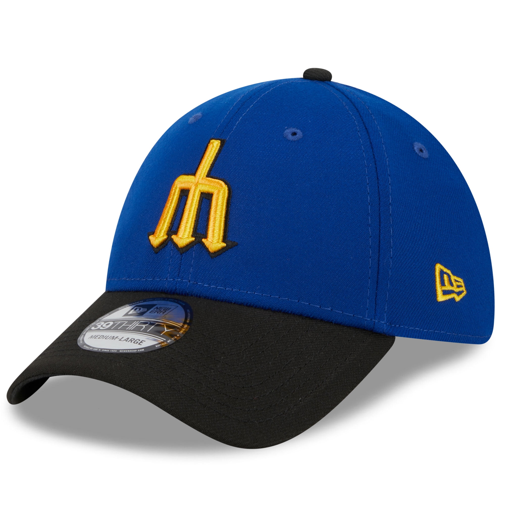 Men's New Era Royal/Black Seattle Mariners 2023 City Connect 39THIRTY ...