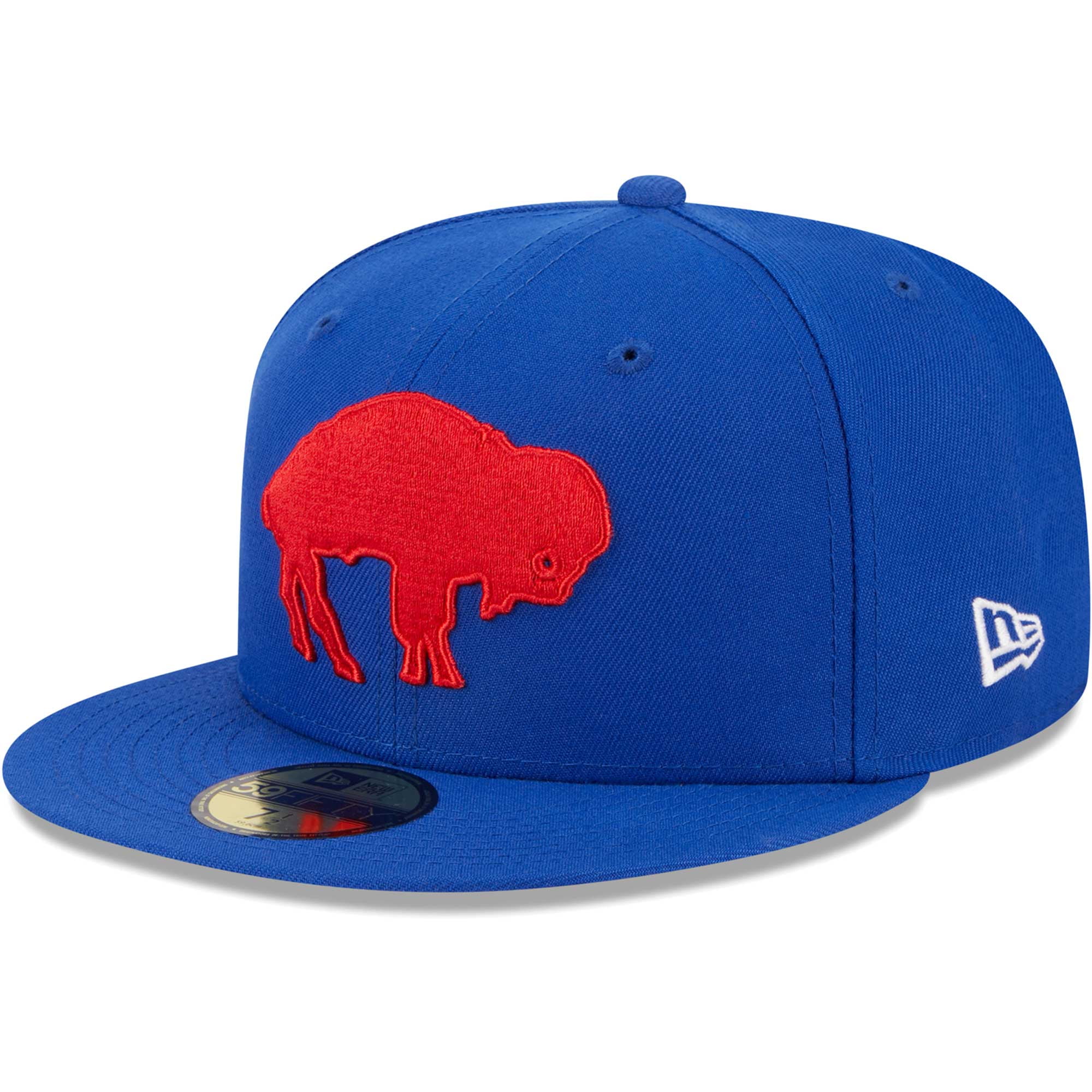 Men's New Era Royal Buffalo Bills Throwback Main 59FIFTY Fitted Hat ...