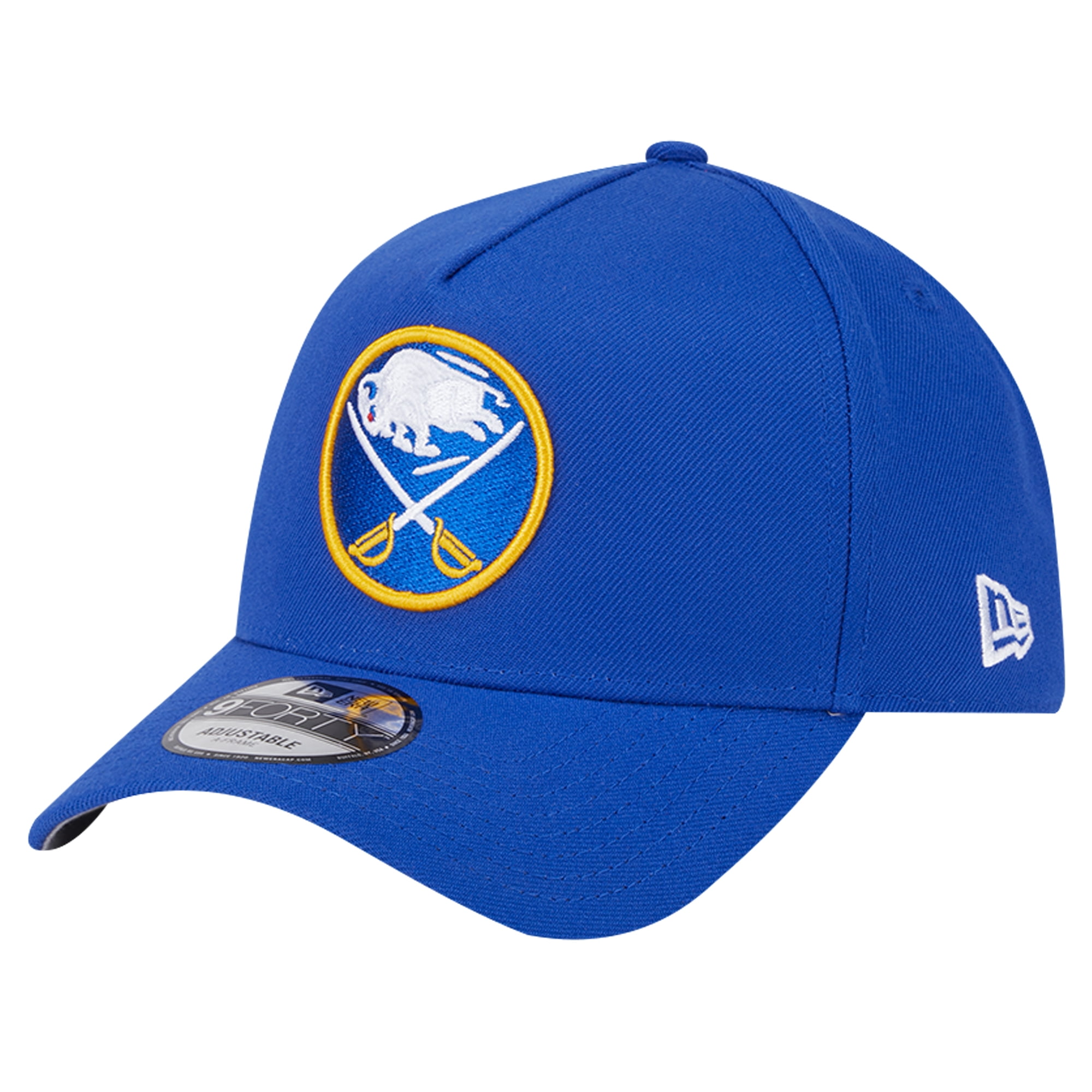 Men's New Era Royal Buffalo Sabres Core A-Frame 9FORTY Adjustable Hat ...
