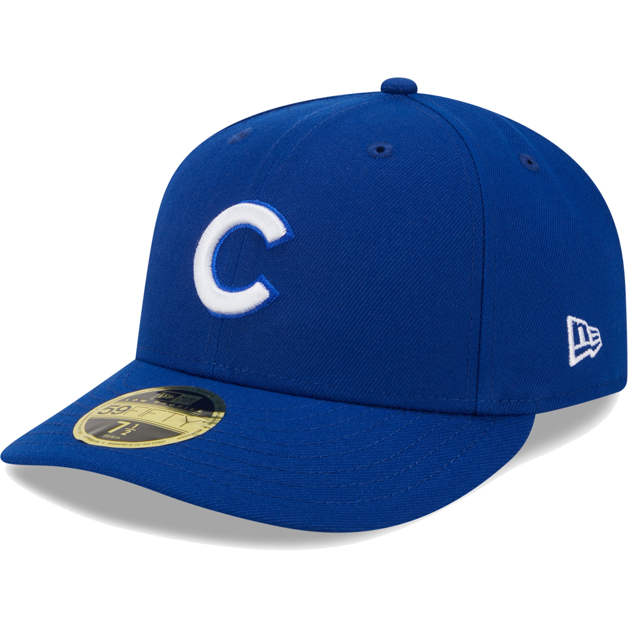 Men's New Era Royal Chicago Cubs White Logo-Low Profile 59FIFTY Fitted ...