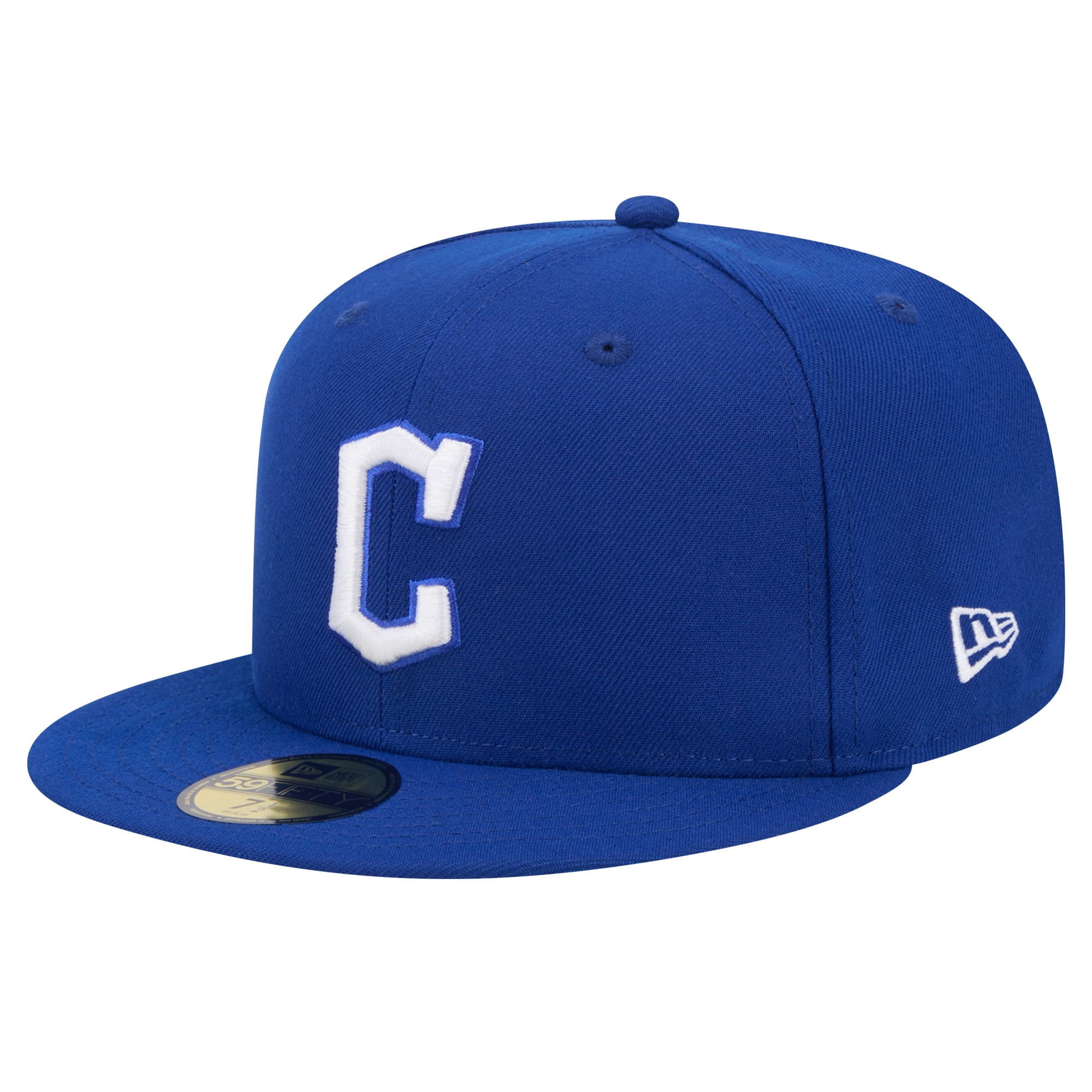 Men's New Era Royal Cleveland Guardians White Logo 59FIFTY Fitted Hat ...
