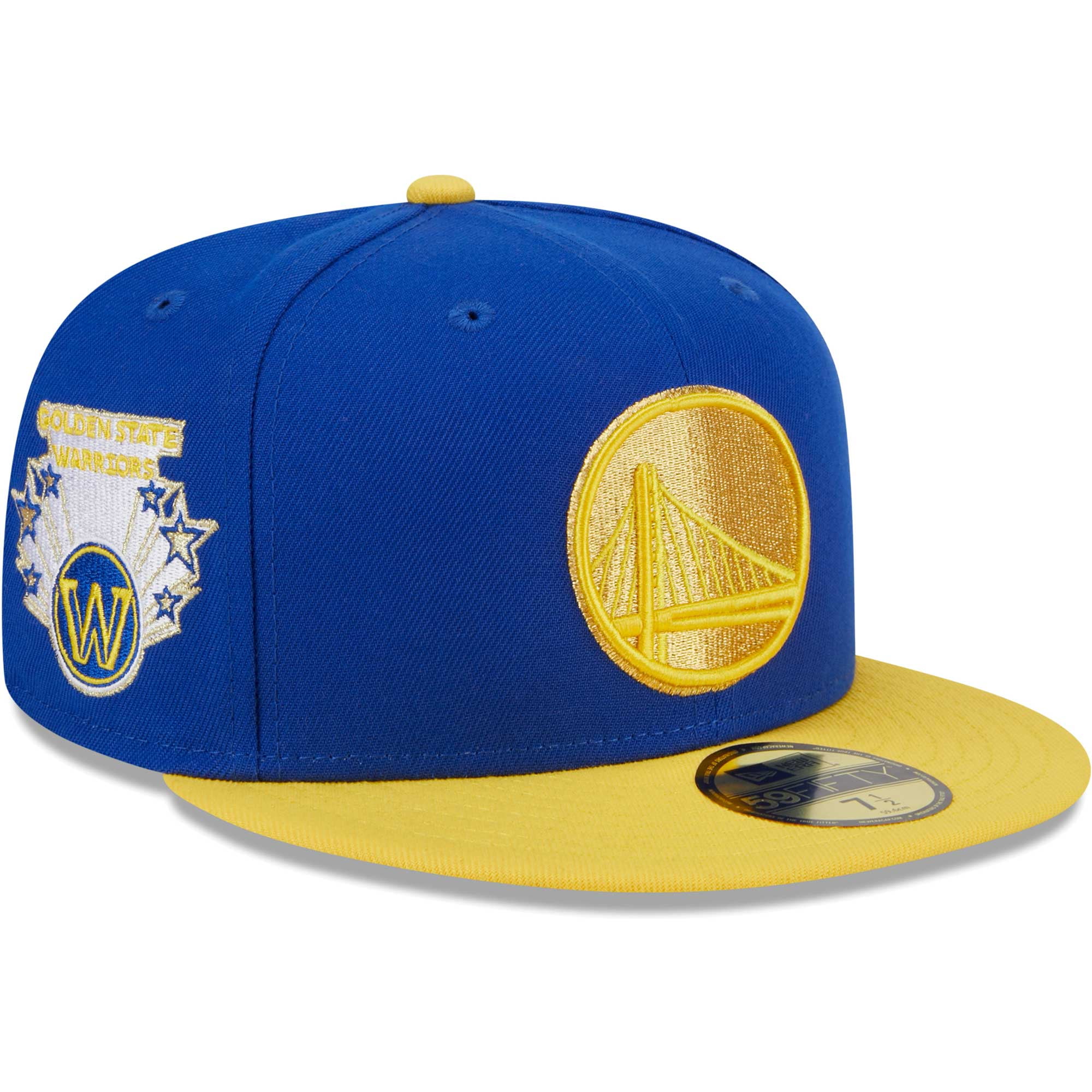 Men's New Era Royal/Gold Golden State Warriors Gameday Gold Pop Stars ...
